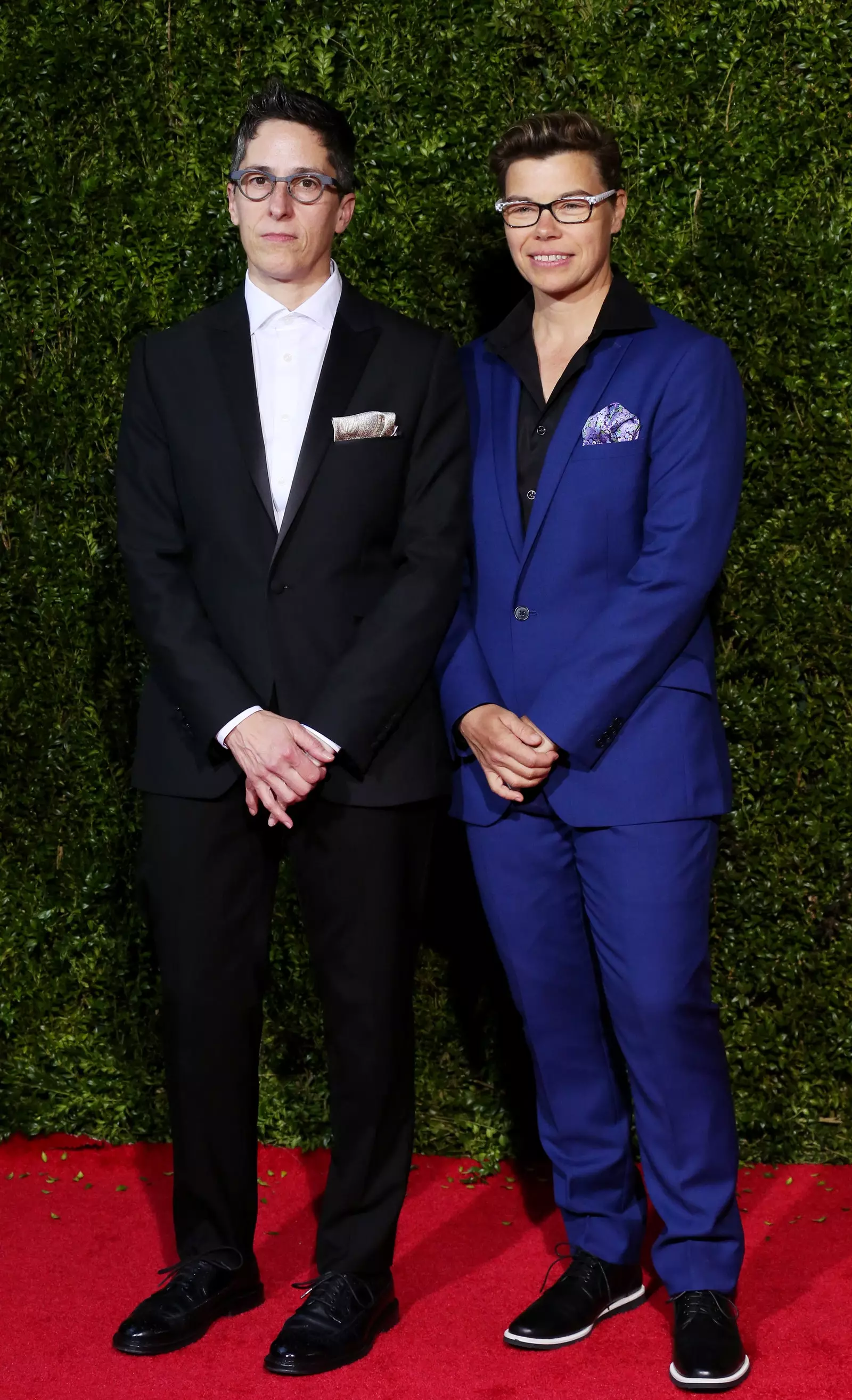 Alison Bechdel och Holly Rae Taylor på Tony Awards 2015