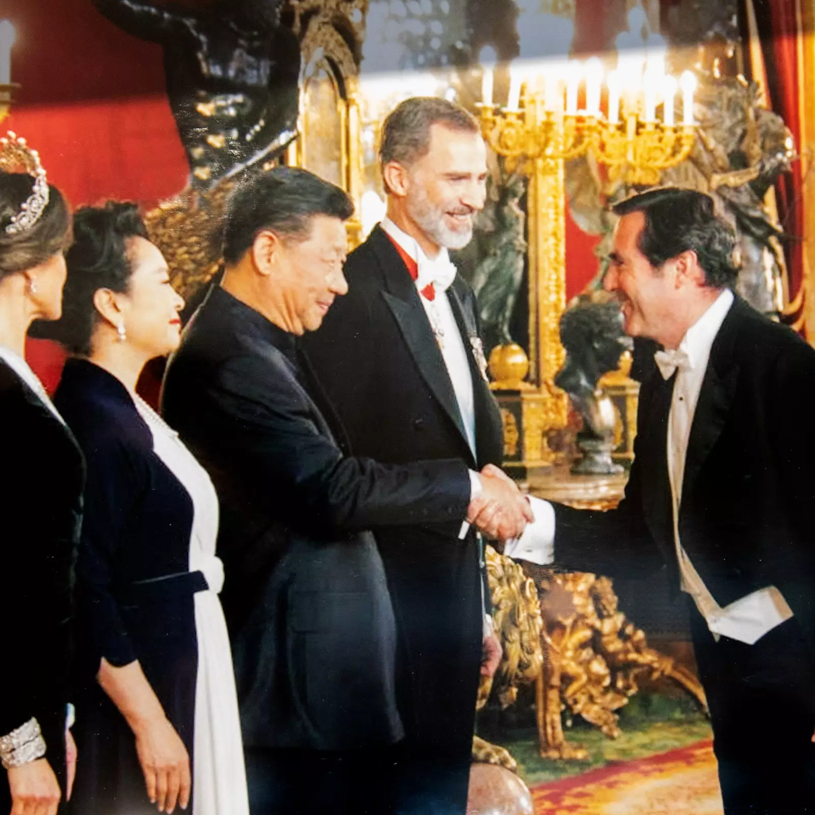 Salutarea președintelui chinez Xi Jinping la Palatul Regal. 2018