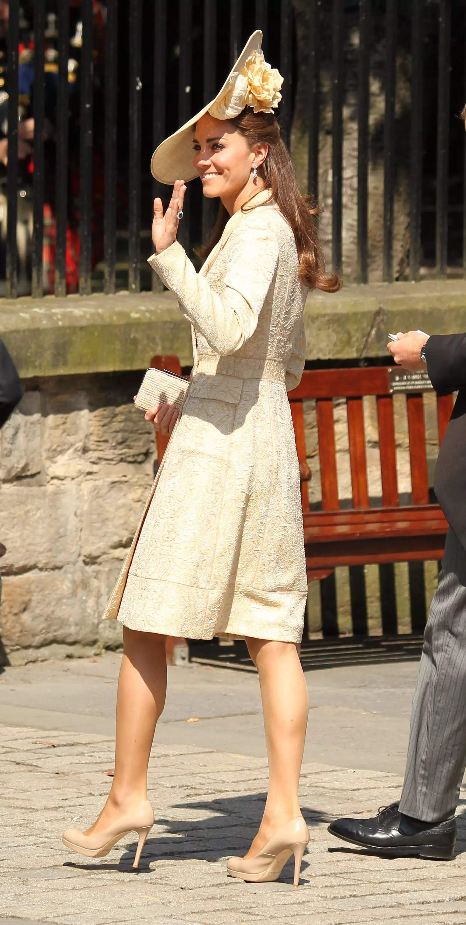Kate Middleton, Zara Tindall'ın düğününde.