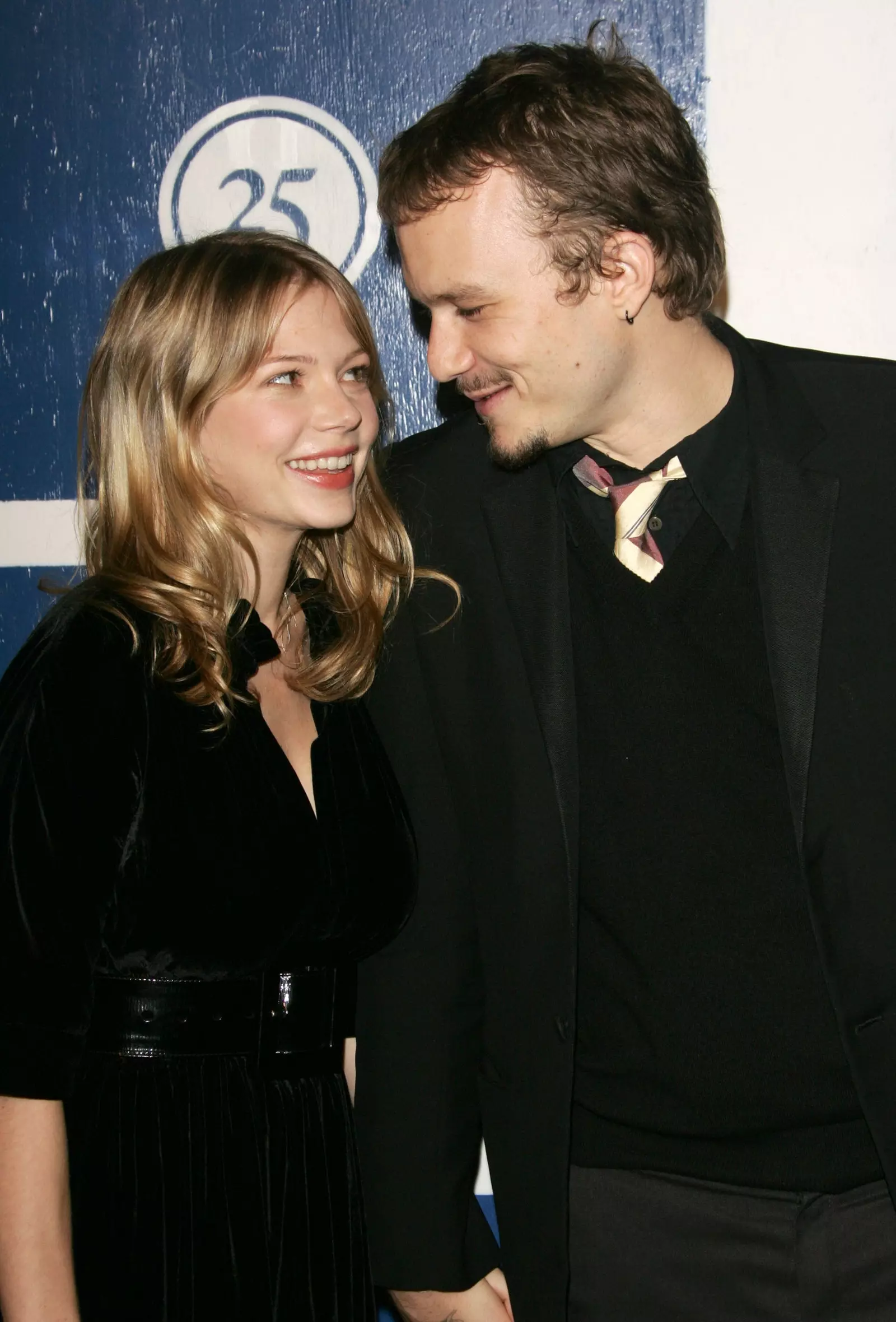 Мишел Уилямс с Хийт Леджър през 2005 г.