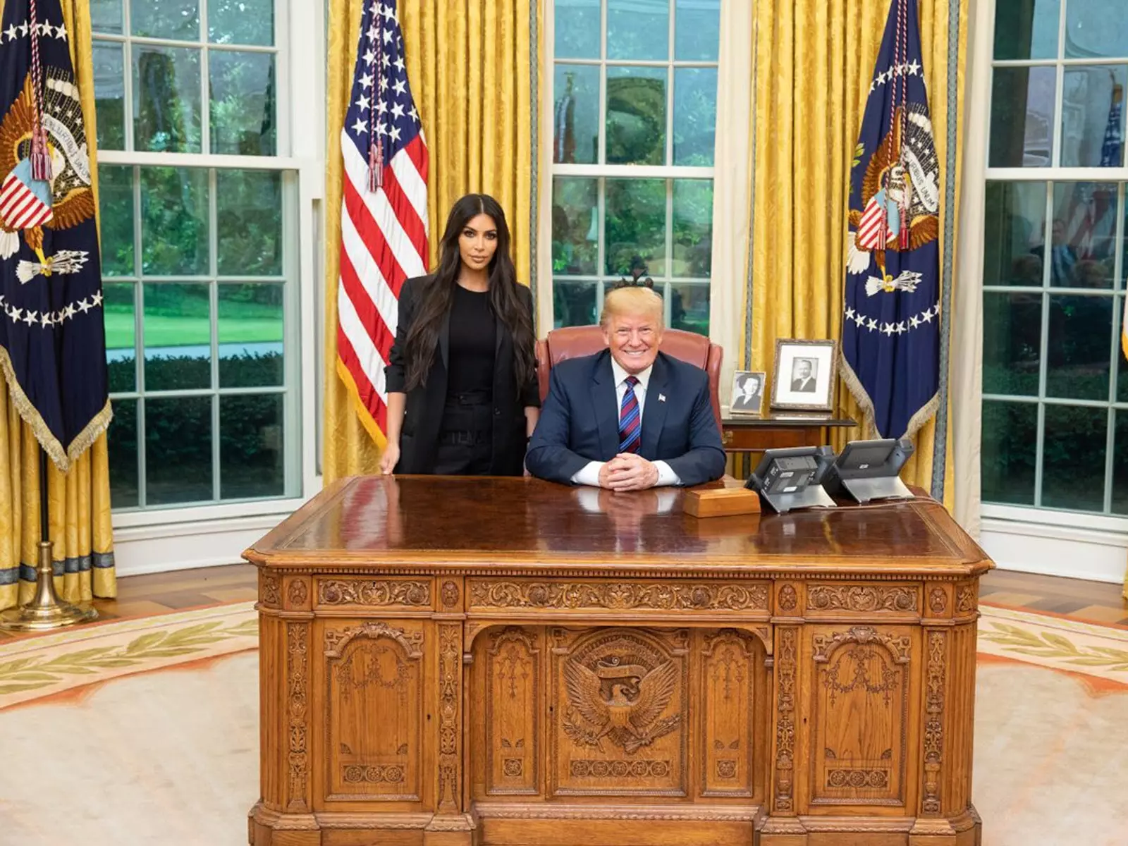 Kim Kardashian dhe Donald Trump