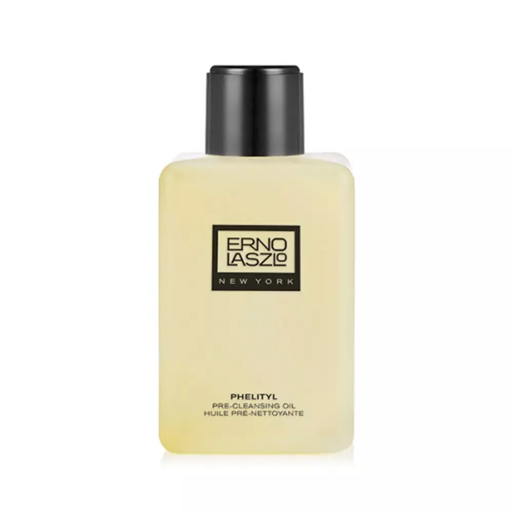 Phelityl Pre-Cleansing Oil, na Erno Laszlo: kusafisha na kulainisha mafuta.