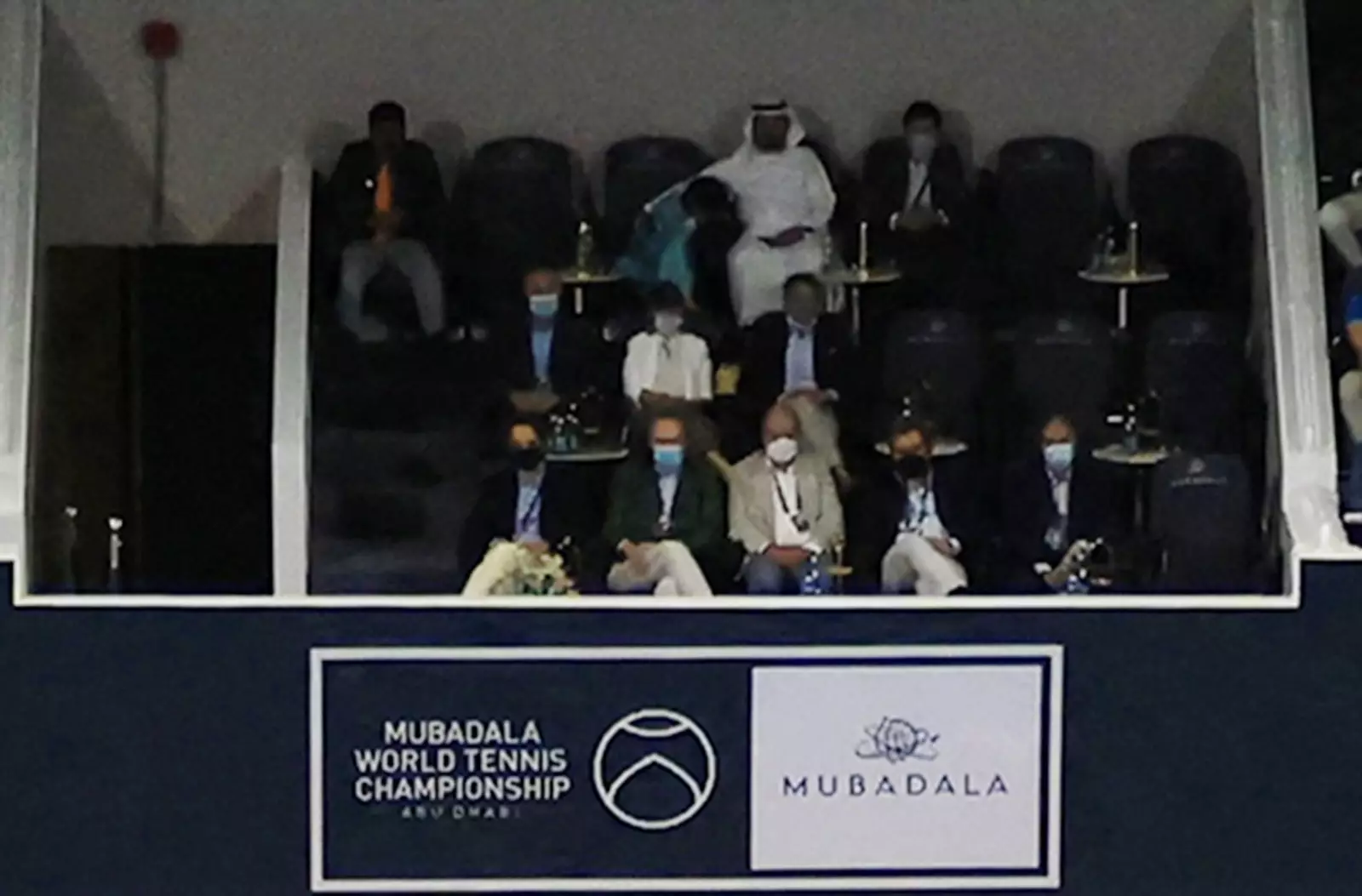 Boqor Juan Carlos ayaa mar kale kasoo muuqday ciyaar Rafa Nadal oo ka dhacday Abu Dhabi