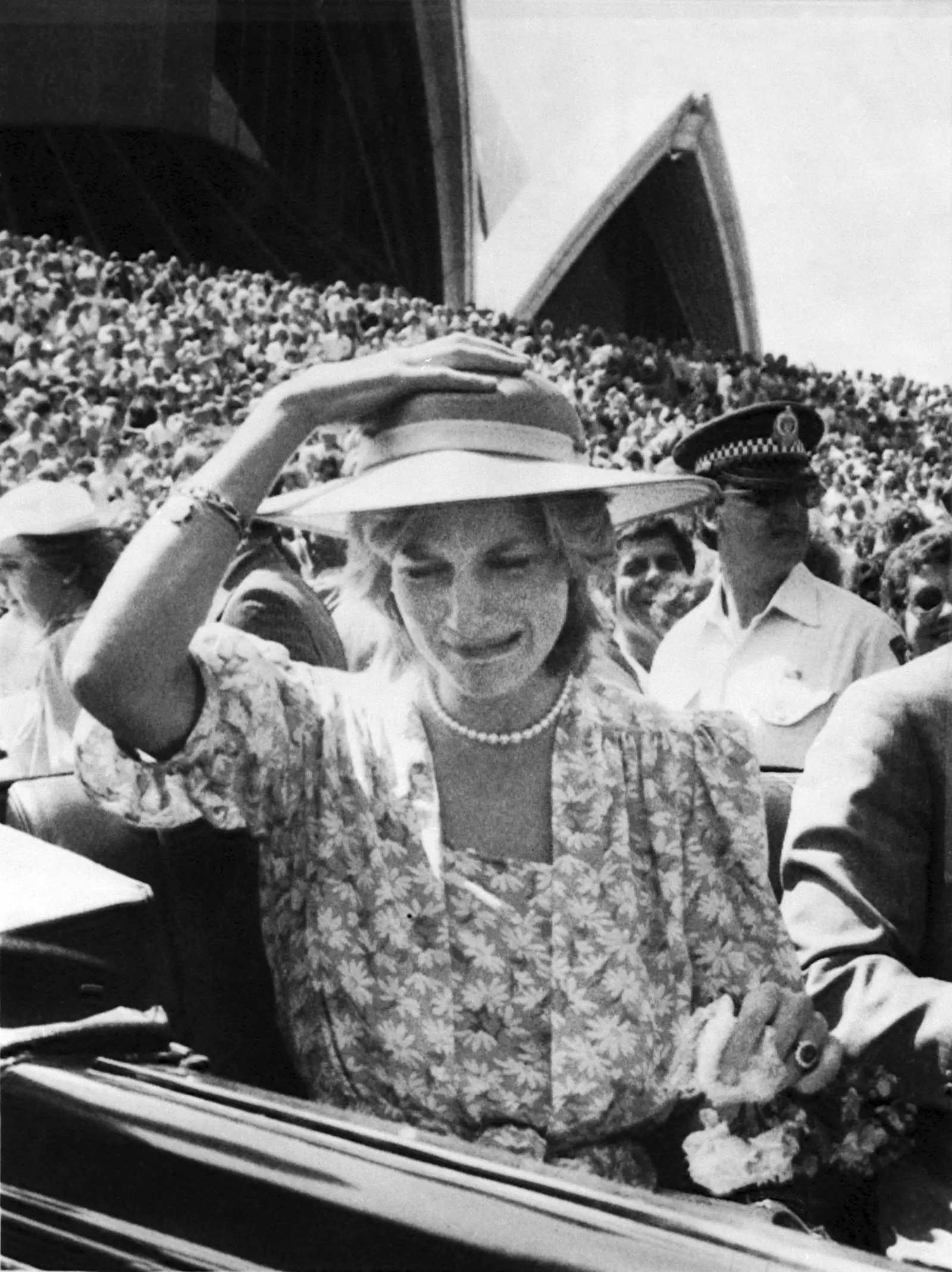 1983 年 3 月 28 日，戴安娜王妃在悉尼。