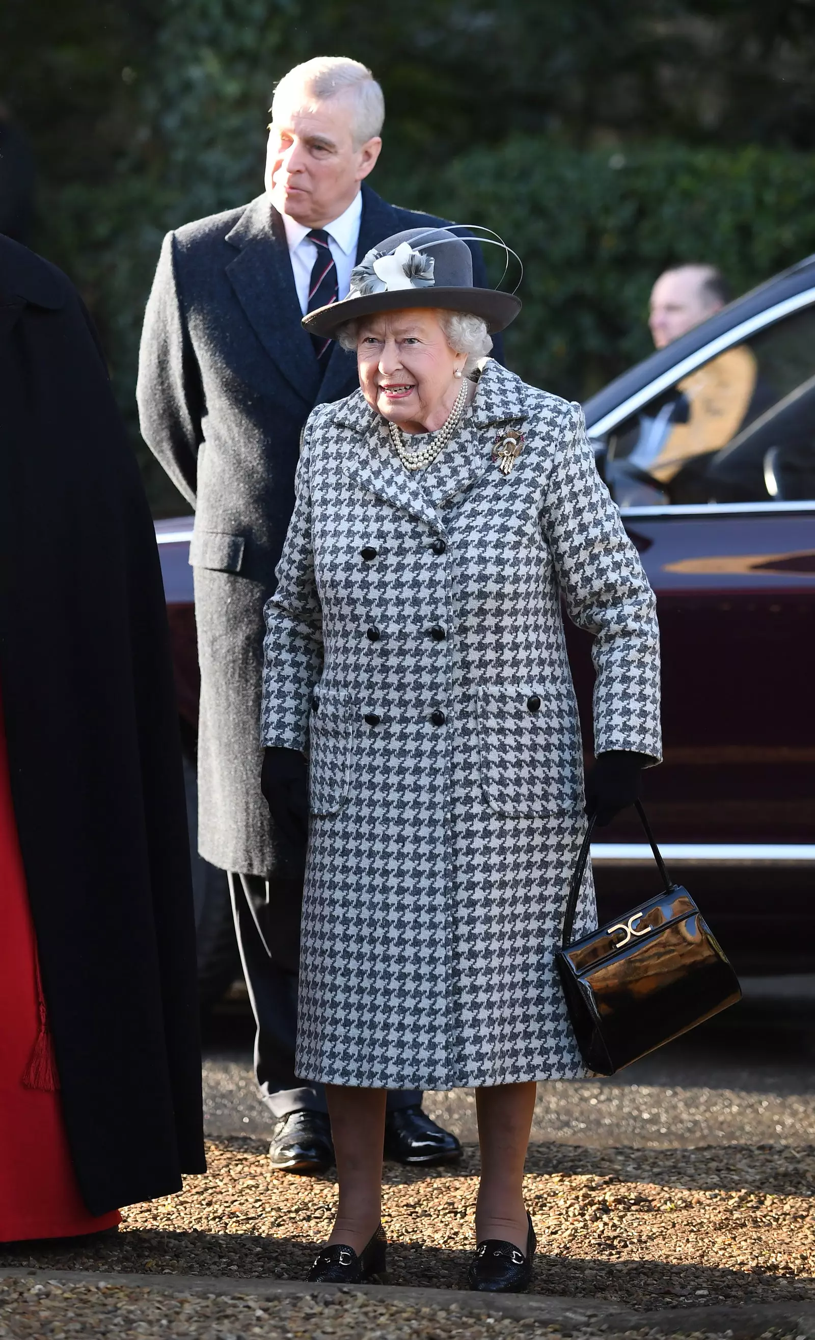 Die Königin mit Prinz Andrew im vergangenen Januar.