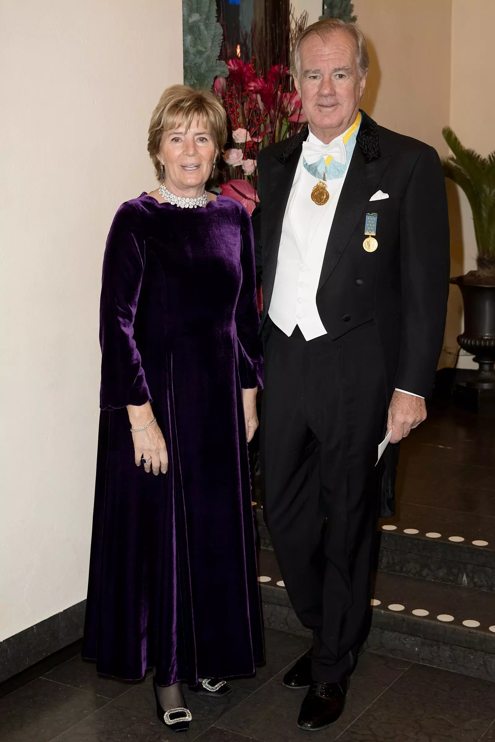 Стефан и Кэролайн Перссон на Нобелевской премии 2016 года.
