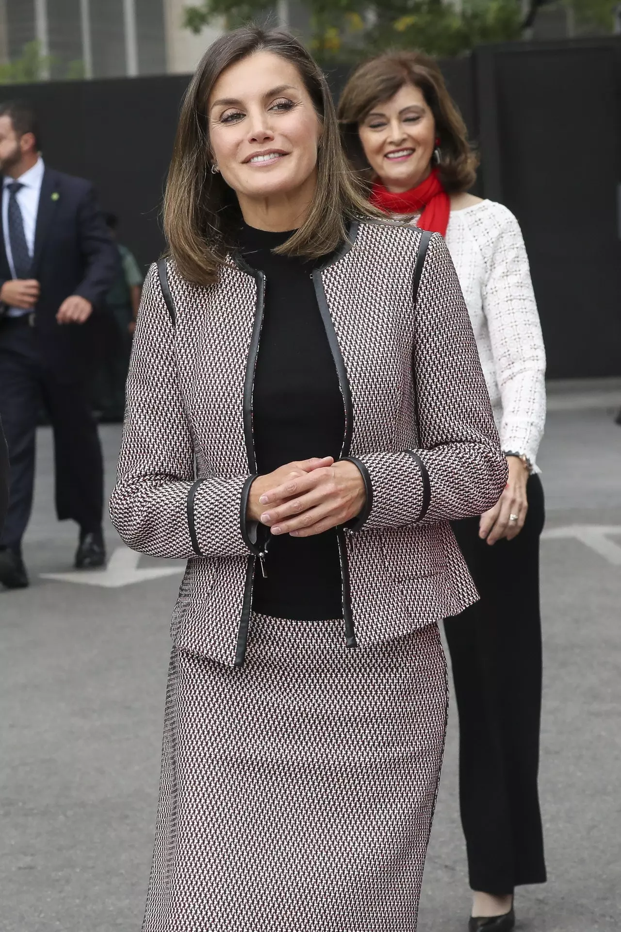 Doña Letizia เข้าร่วม Marlaska หนึ่งในวันที่ตึงเครียดที่สุดสำหรับรัฐมนตรี