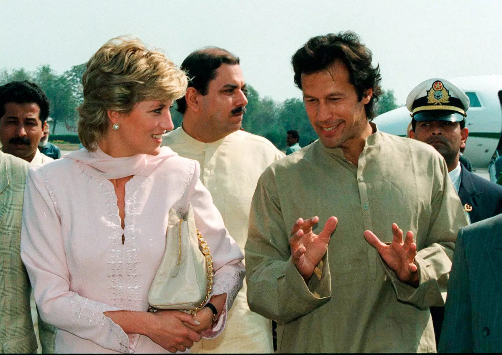 خان اور ڈیانا 1996 میں