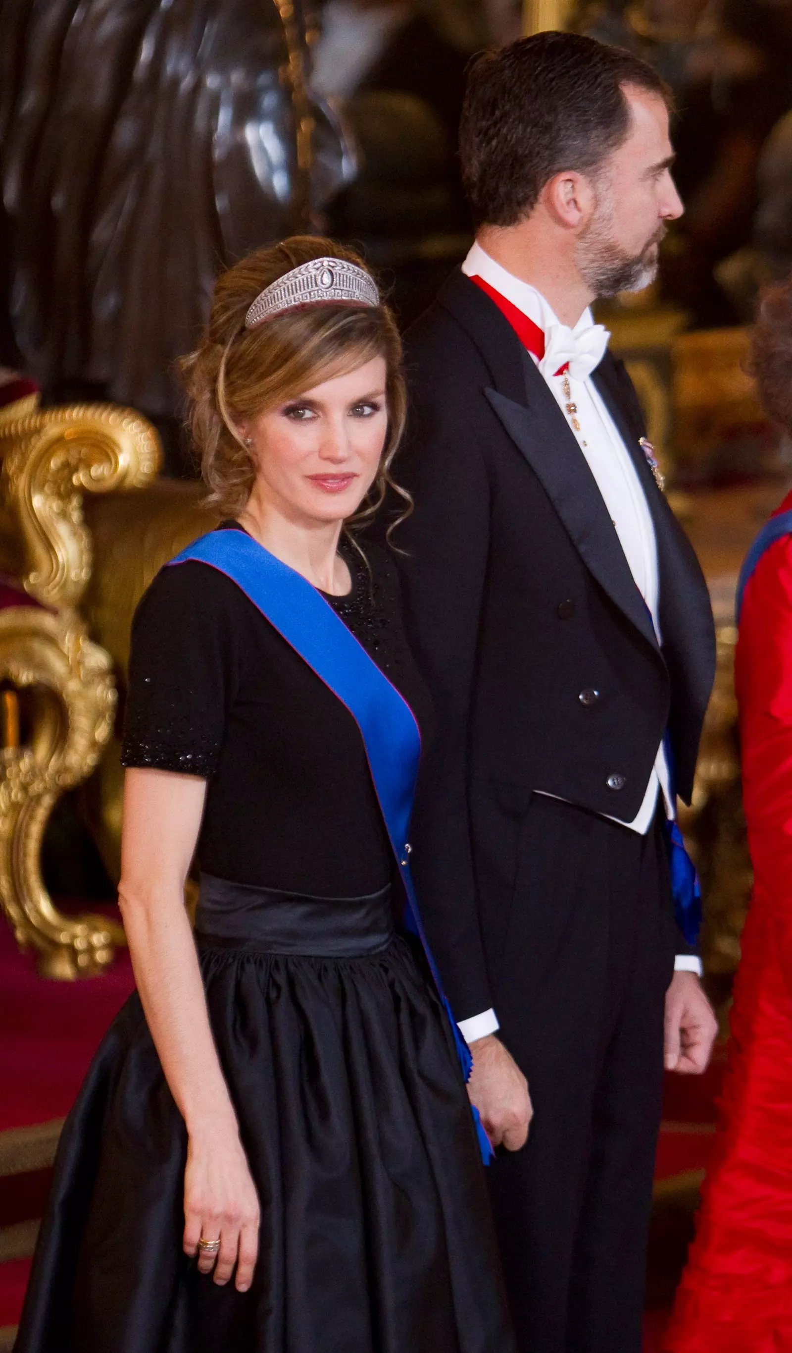 Queen Letizia in 2011 at the Royal Palace in Madrid.