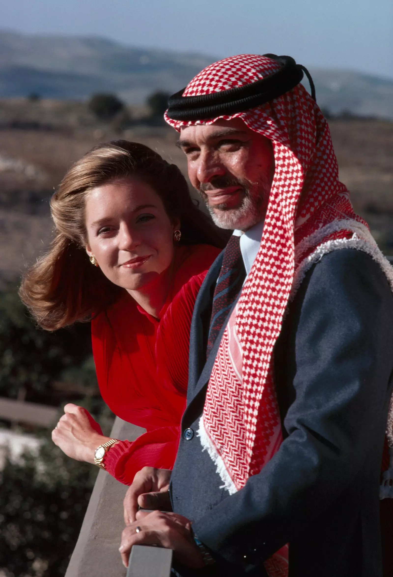 Noor und Hussein aus Jordanien 1979 in Amman.