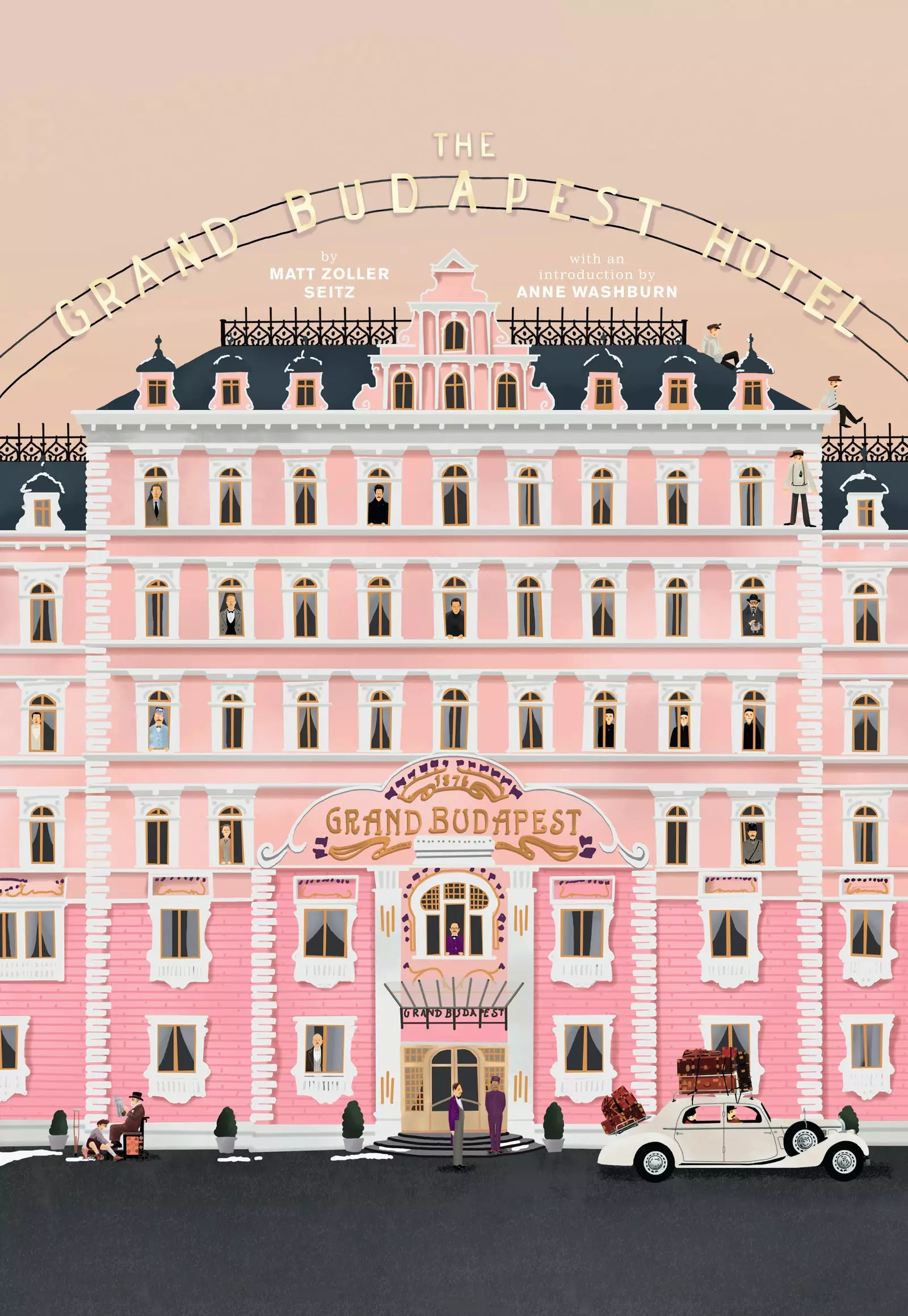 ໜ້າປົກຂອງປຶ້ມ 'Grand Hotel Budapest.