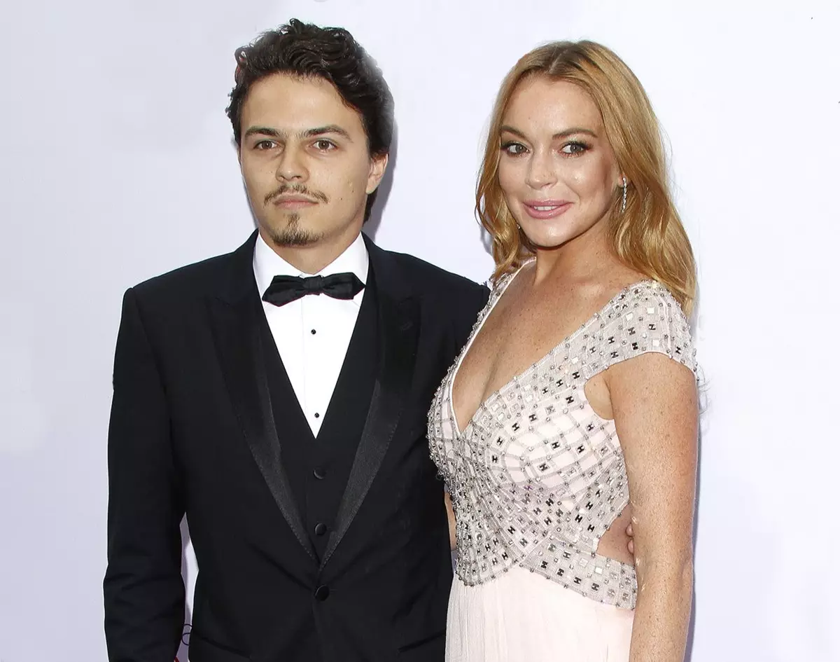Lindsay Lohan tare da tsohon ango Egor Tarabasov.