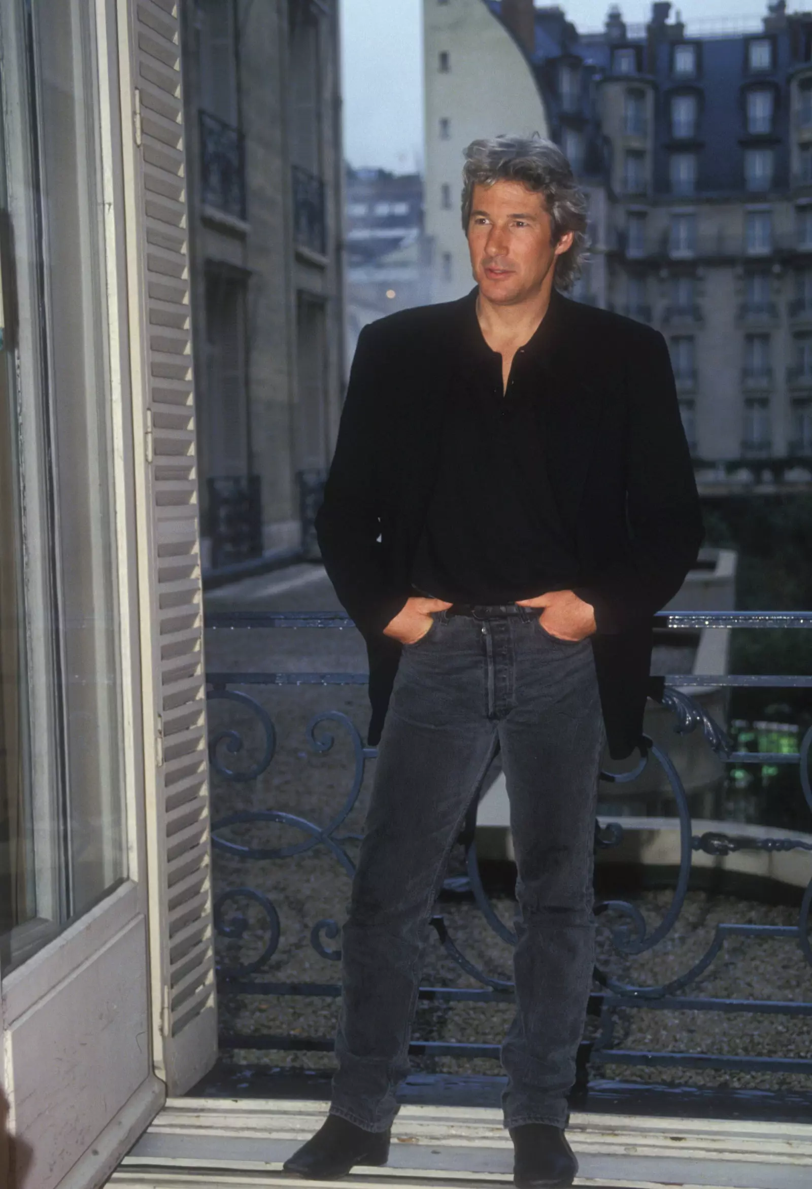 Richard Gere en París en outubro de 1994.