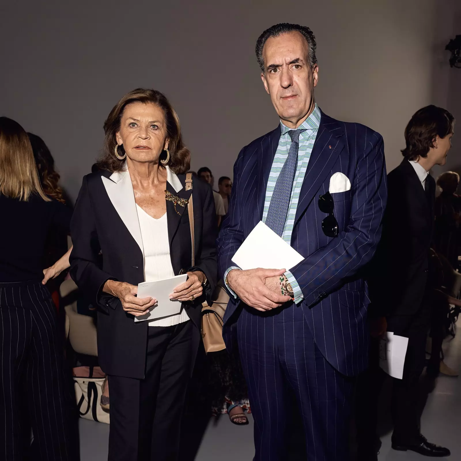 Marisa de Borbón ma Jaime de Marichalar i le Loewe Spring Summer 2020 fashion show