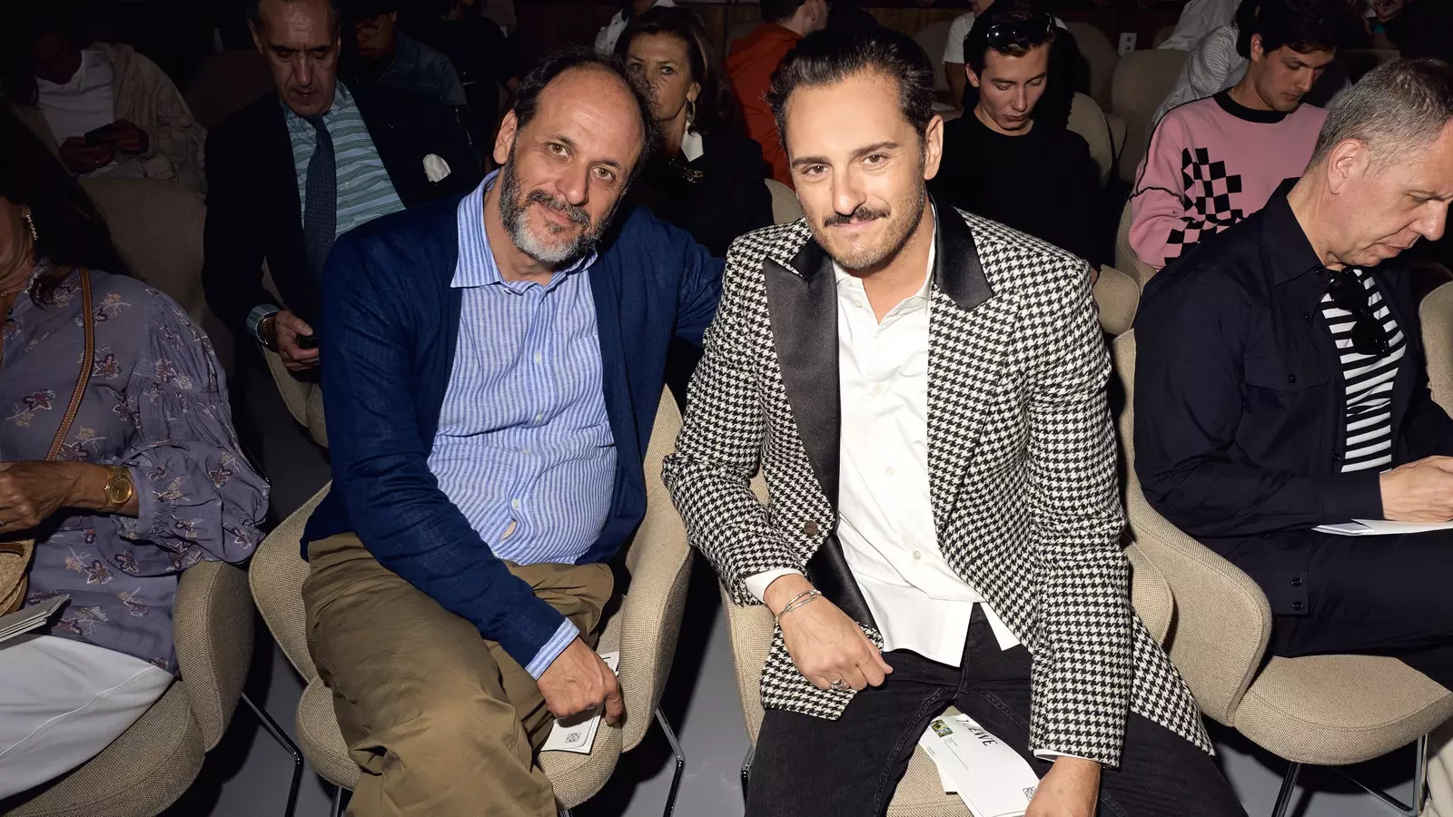 Luca Guadagdino ma Asier Etxeandía i le Loewe Spring Summer 2020 fashion show