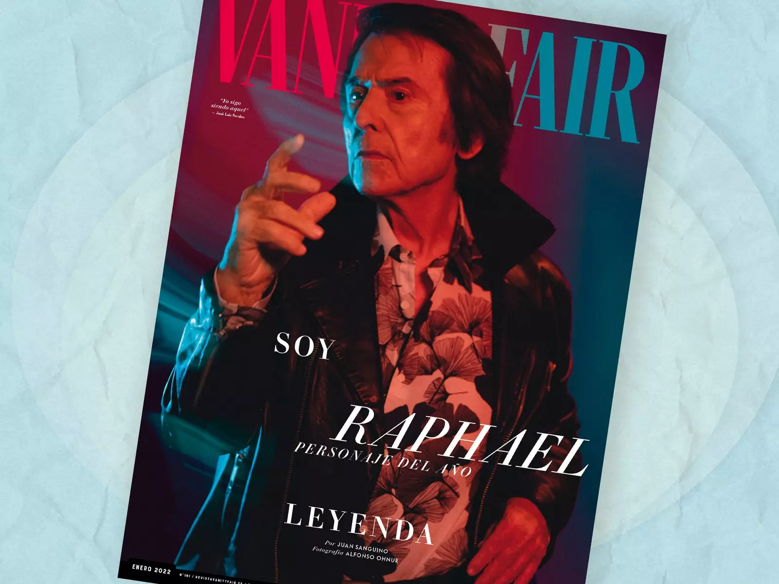 Raphael cover star alles kinne jo fine yn de jannewaris útjefte fan Vanity Fair Spanje