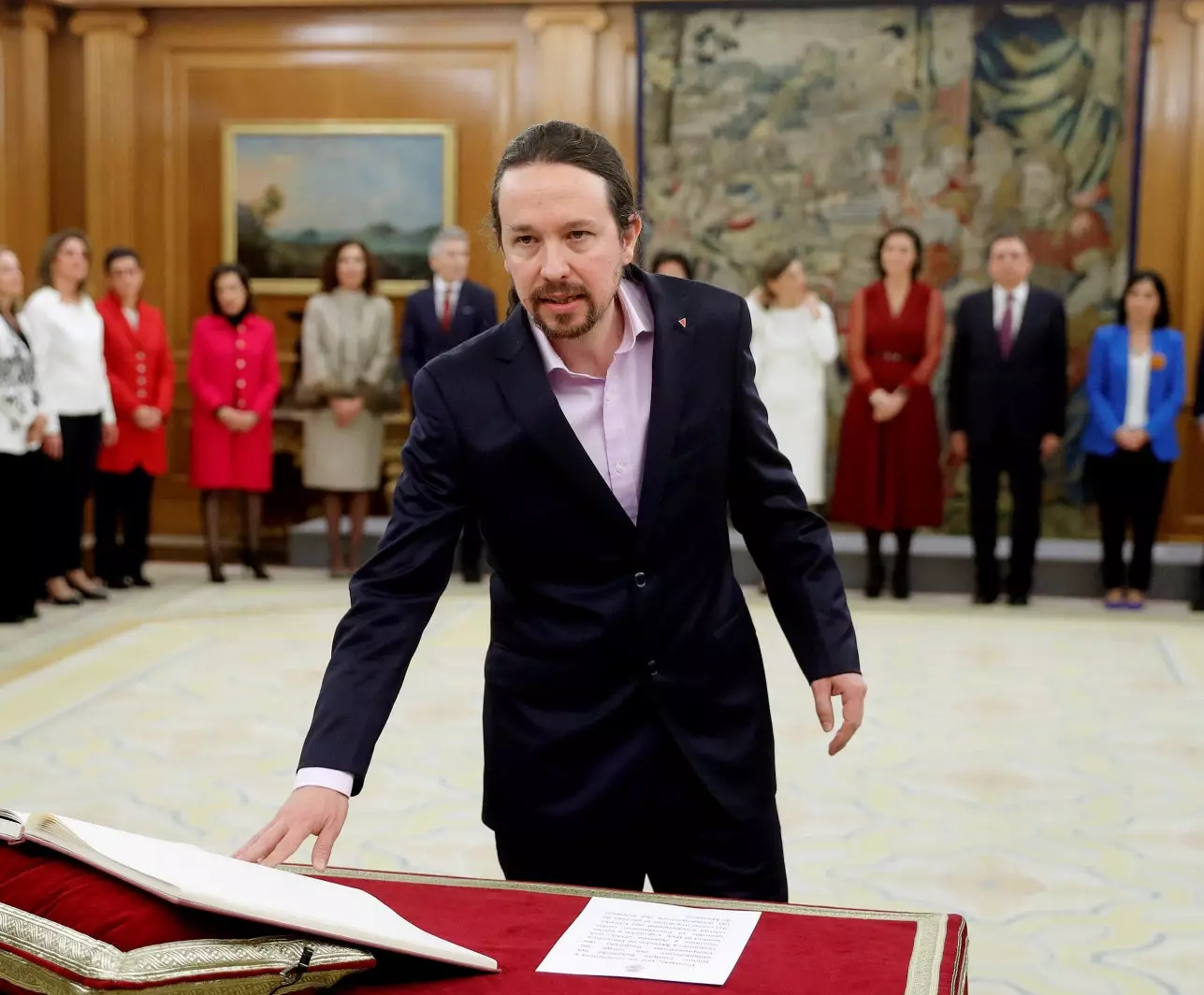 Pablo Iglesias Ijtimoiy huquqlar va 2030 kun tartibi bo'yicha vitse-prezident.