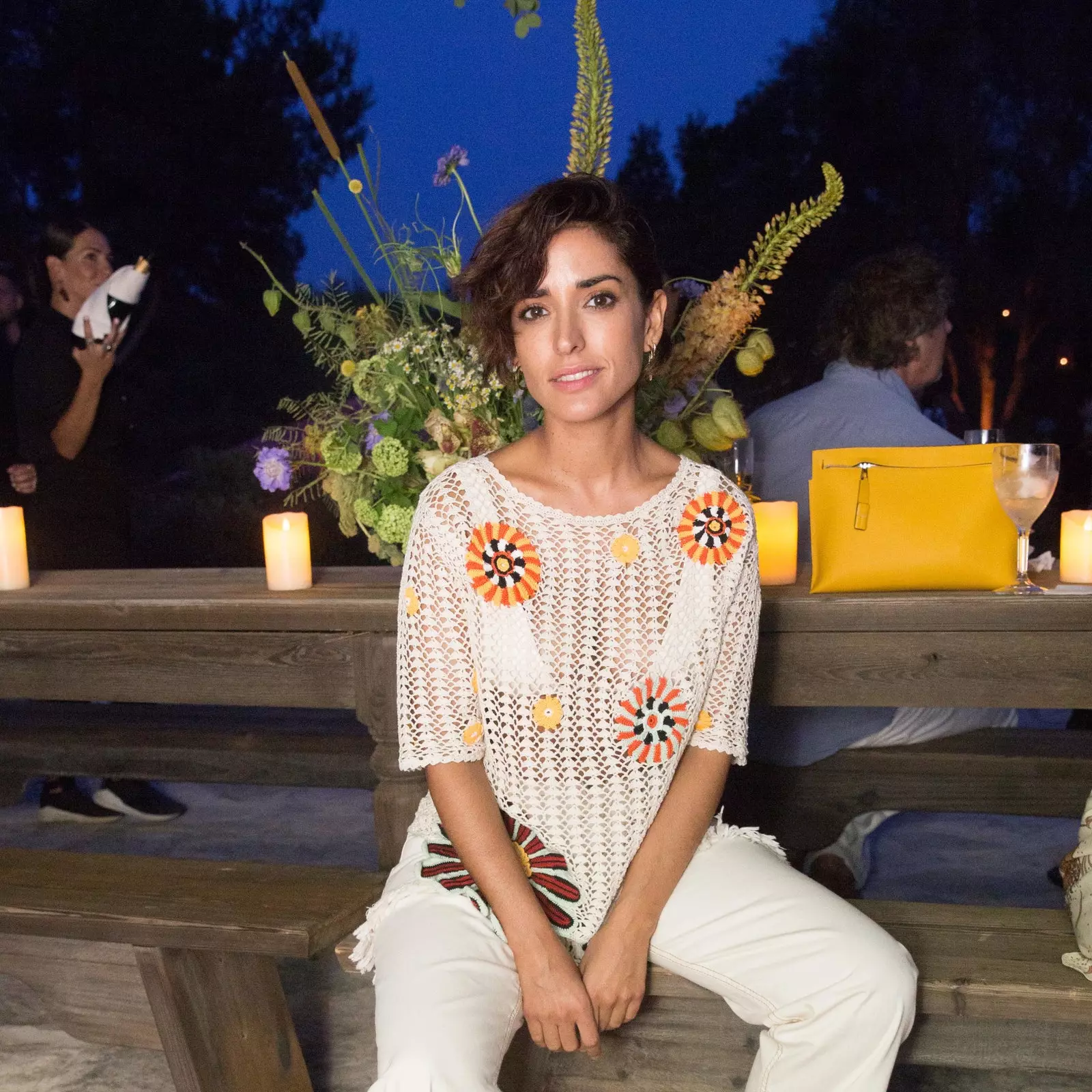 Inma Cuesta ที่งานเลี้ยง Loewe ใน Ibiza