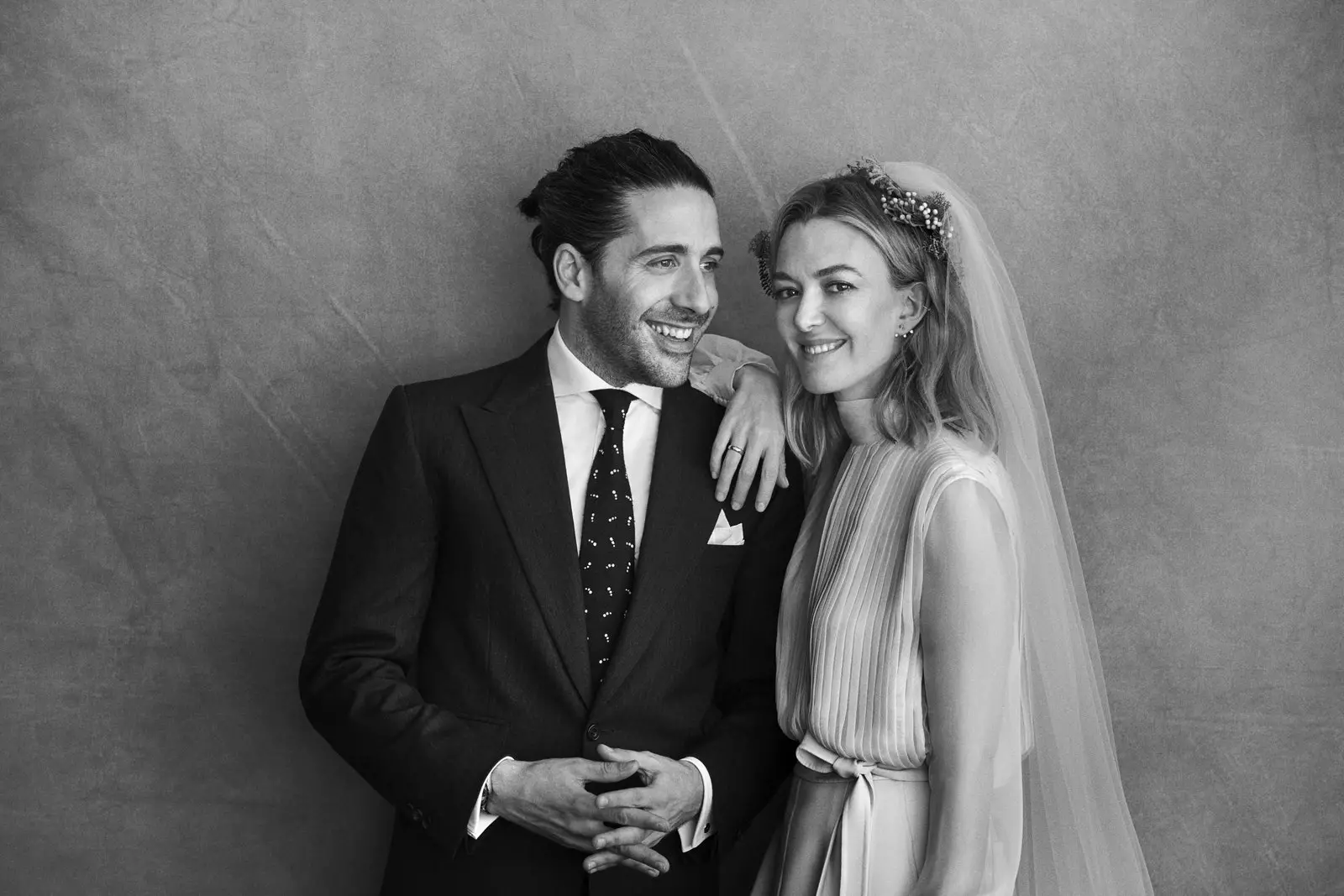 Marta Ortega et Carlos Torretta le jour de leur mariage.