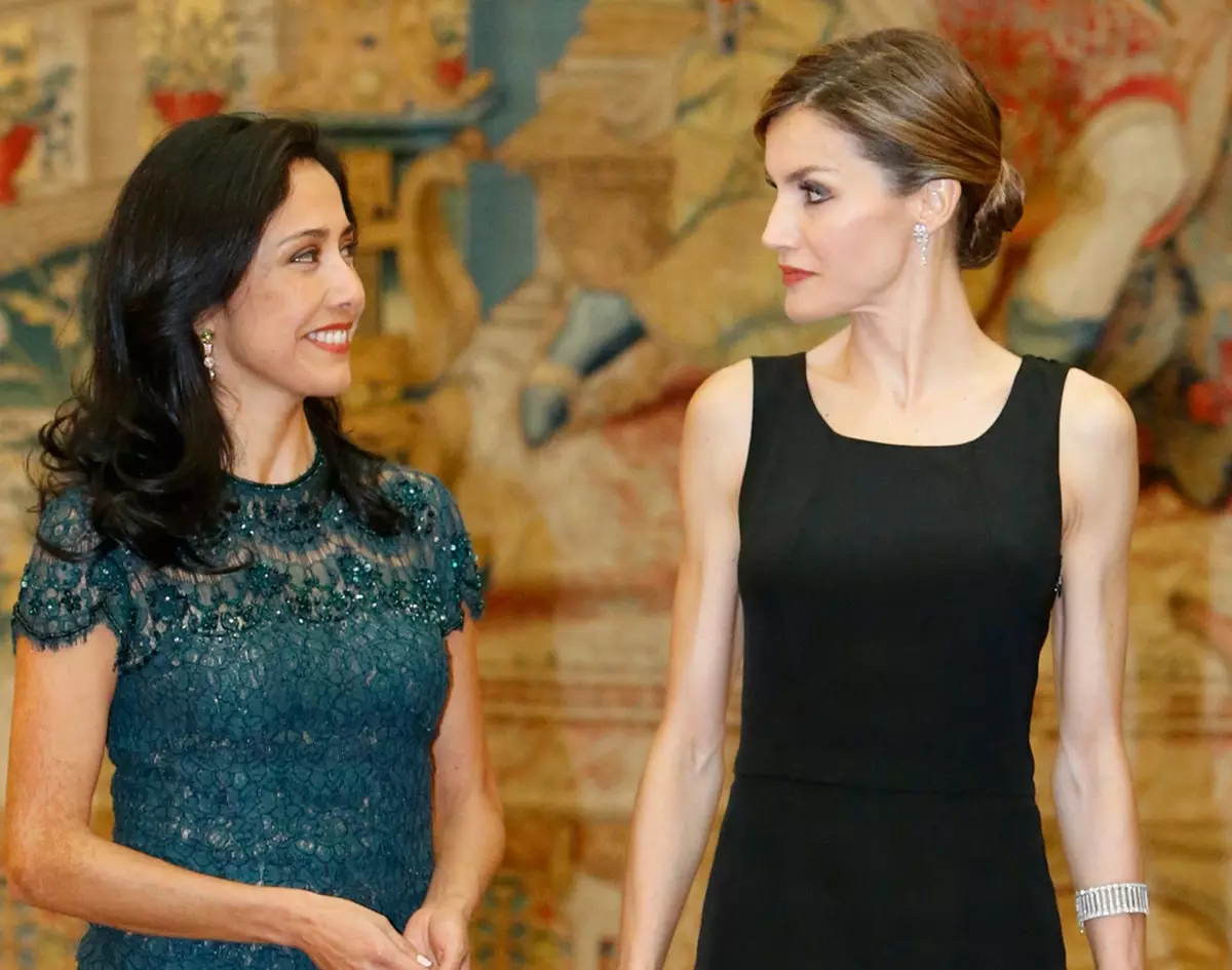 Ollanta Humala og Letizia Ortiz.