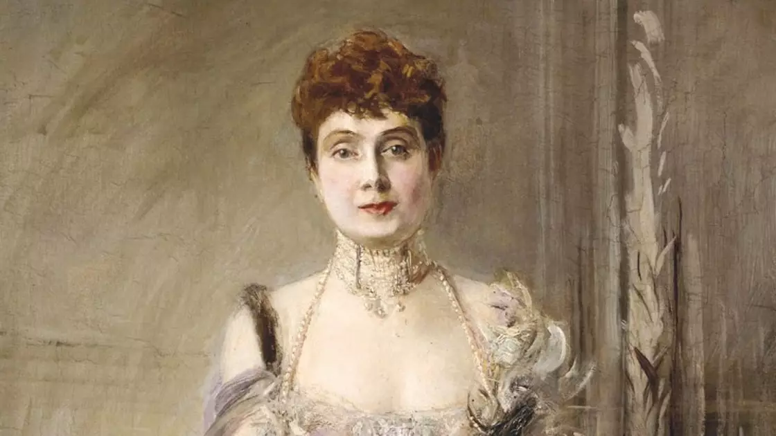 Infanta Eulalia de Bourbon portrætteret af Giovanni Boldini.