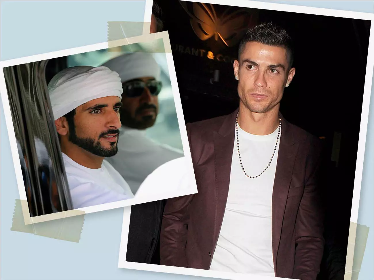 Tovolahy tsara tarehy sady mpandova ny seza fiandrianan'i Dubai. Ity no Sheikh Fazza, sakaizan'i Cristiano Ronaldo vaovao