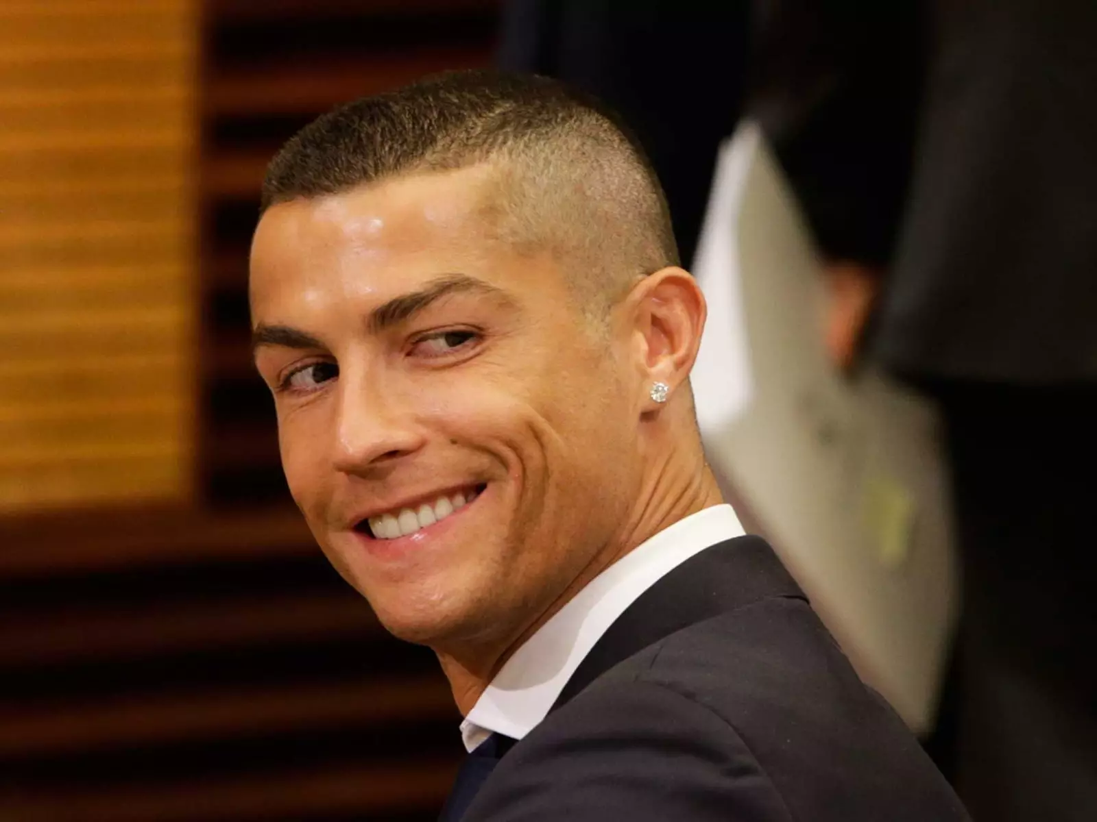 Pemain bal-balan Cristiano Ronaldo.