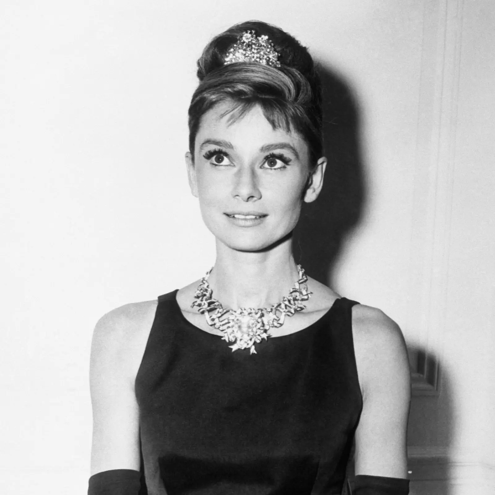 Audrey Hepburn mei ien fan 'e djoerste hangers yn' e winkel.