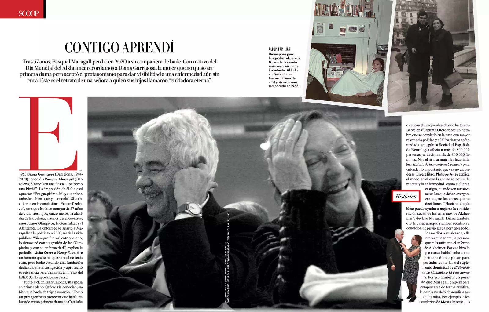 Нэти Абаскал 'Vanity Fair Spain' сэтгүүлийн 10-р сарын дугаараас олж болох бүх зүйлийг нүүрэн дээр бичсэн байна.