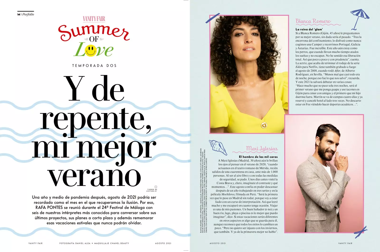 El Madrileño in copertina tutto quello che trovi nel numero di agosto di 'Vanity Fair'