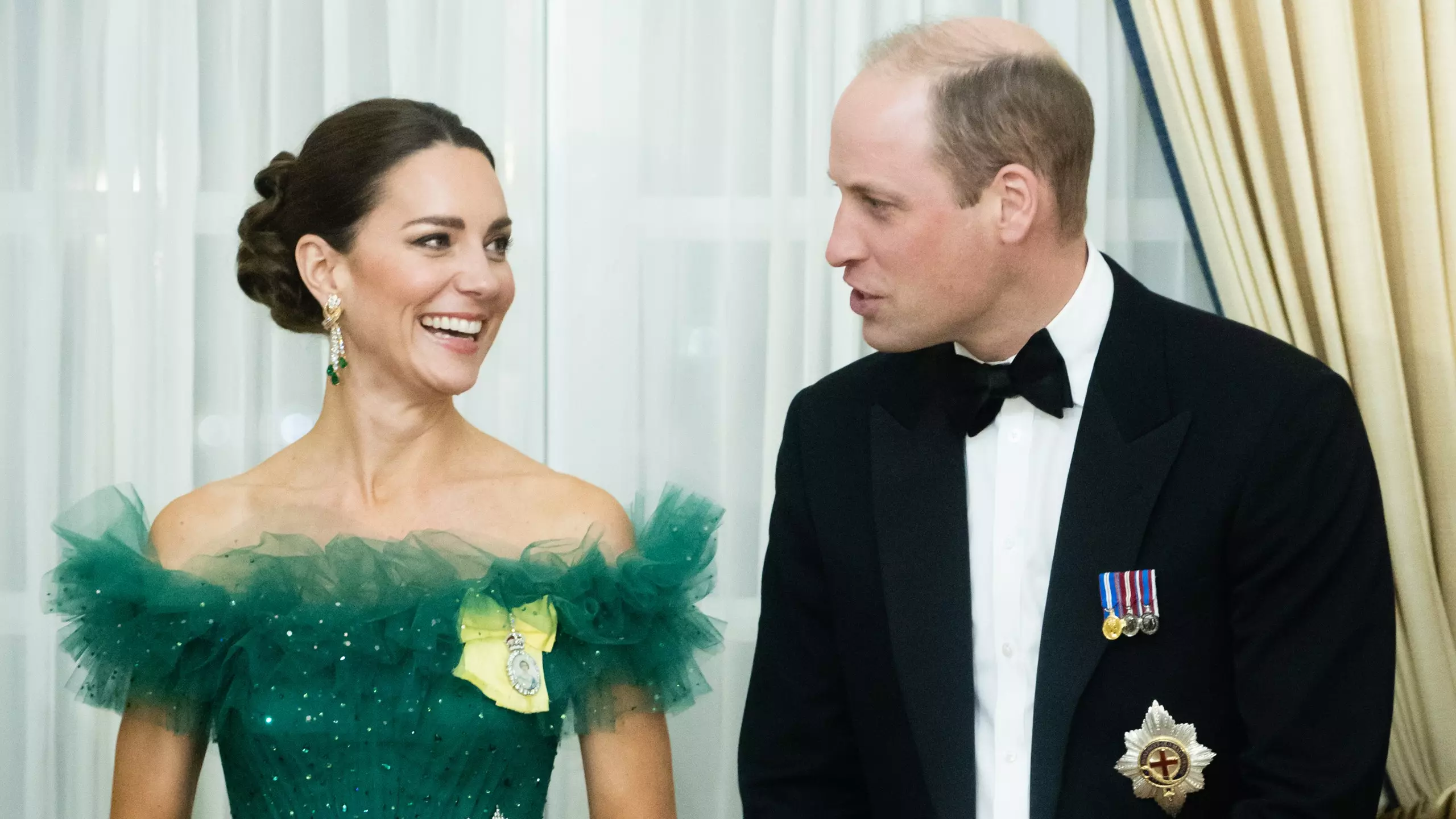 Kate Middleton og prins William på Jamaica