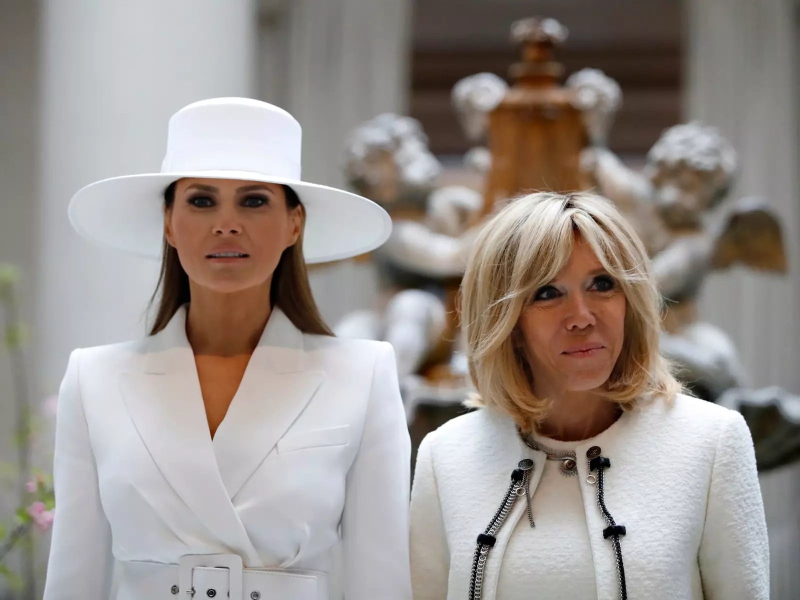 Melania Trump i Brigitte Macron