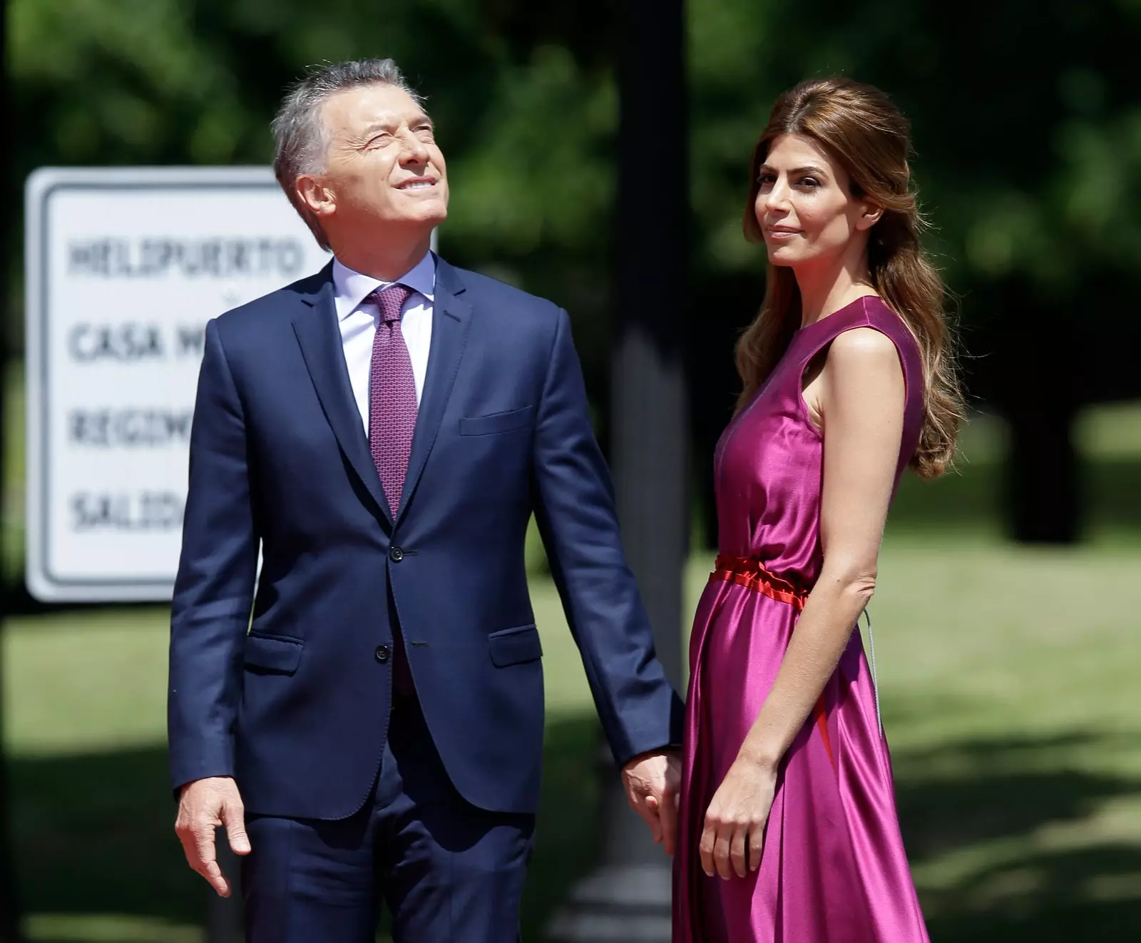 Mauricio Macri eta Juliana Awada 2018ko abenduan Buenos Airesen.