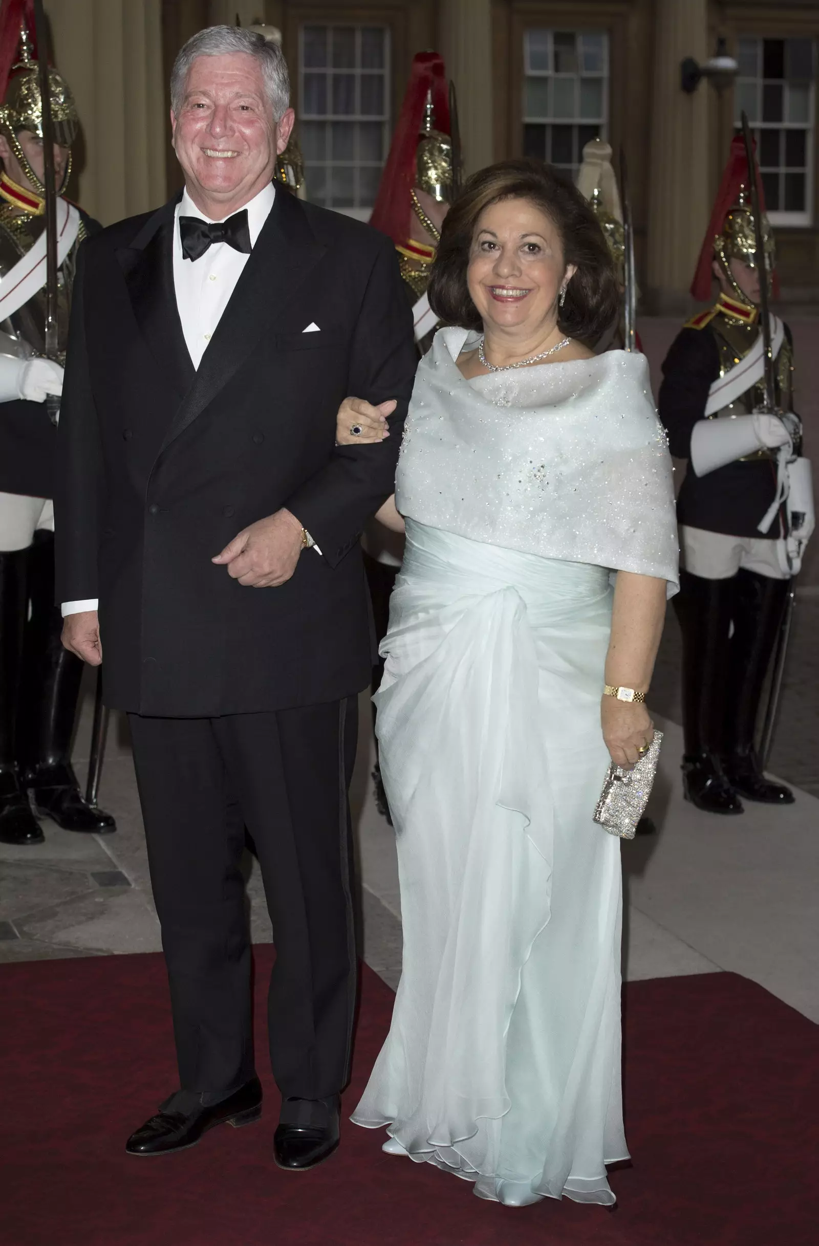 Katarina de Yougoslavie petite-nièce de Philippe d'Édimbourg avec son mari le prince héritier de Yougoslavie Alexandre.