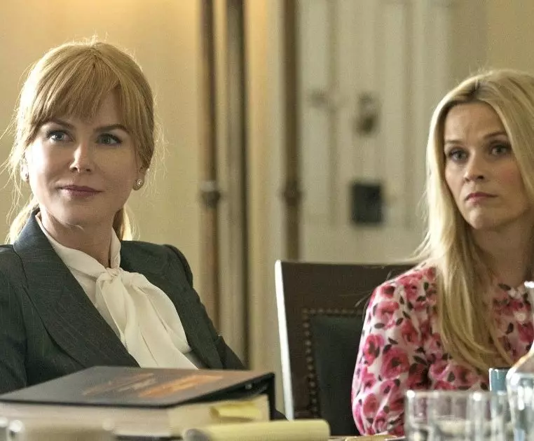 Nicole Kidman a Reese Witherspoon yn 'Big Little Lies'