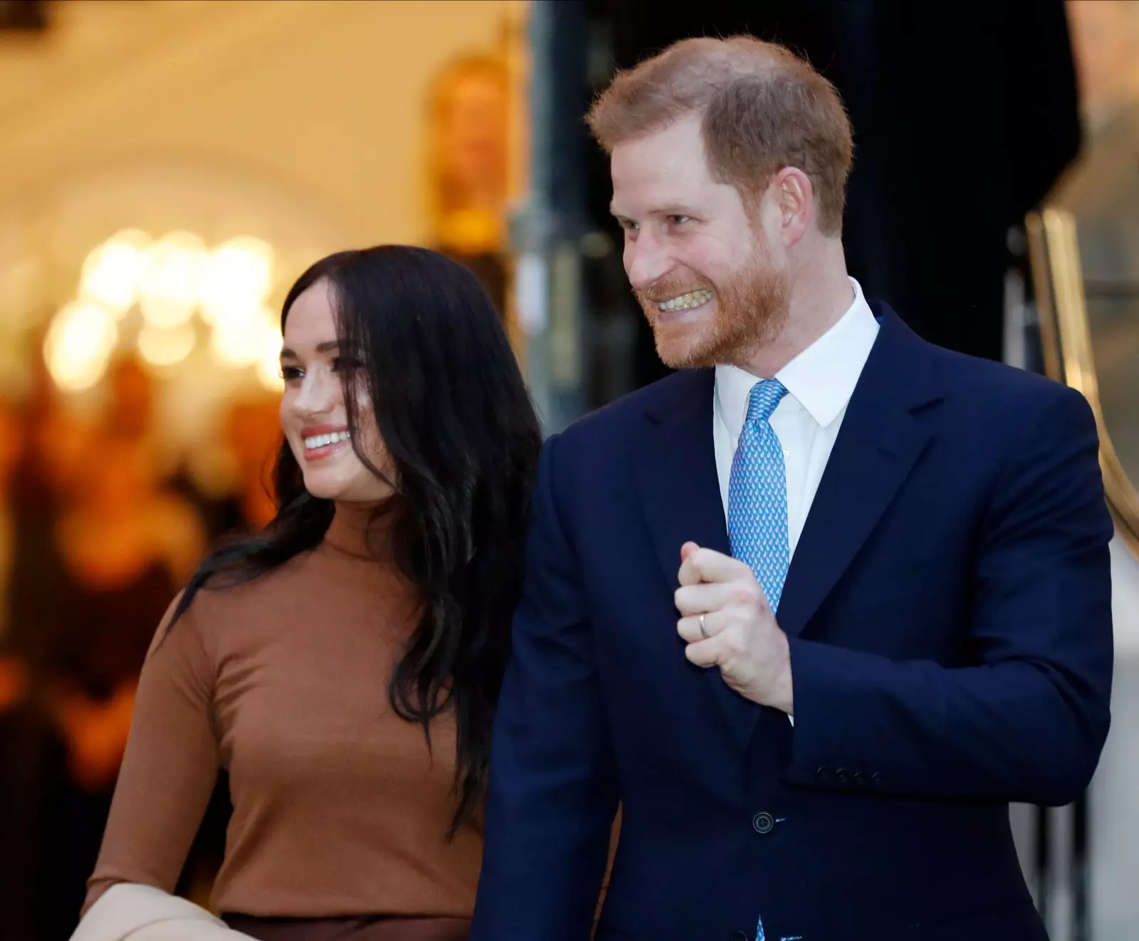 Meghan Markle ir princas Harry.