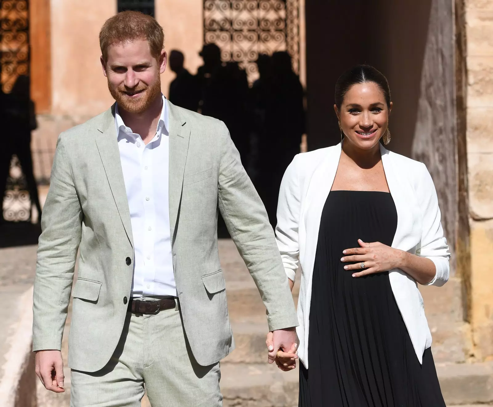 Prince Harry ati Meghan Markle.