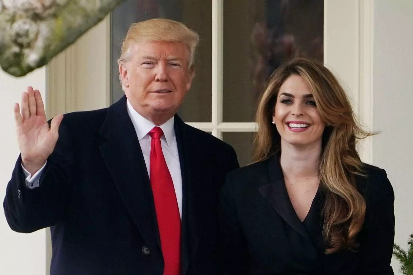 Donald Trump le Hope Hicks.