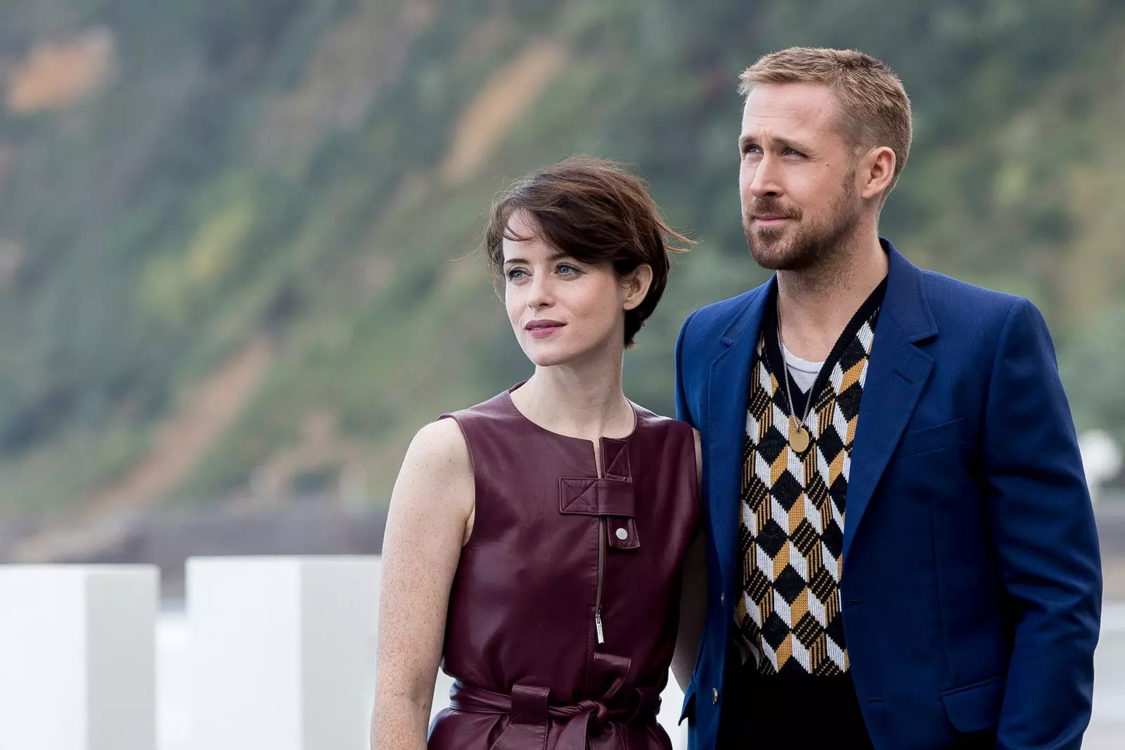 ພ້ອມກັບ Ryan Gosling ໃນ San Sebastian.