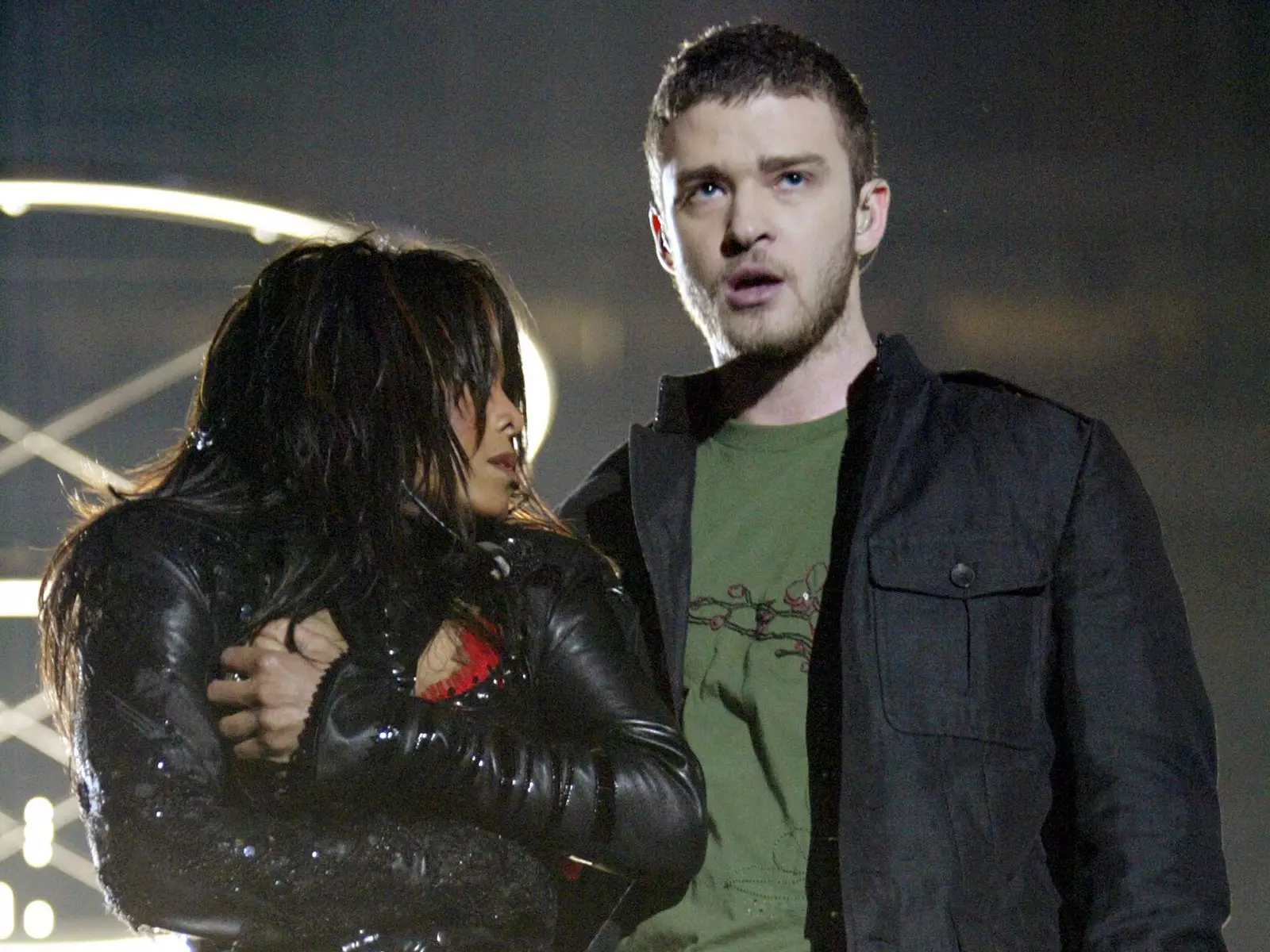 Justin Timberlake an Janet Jackson am Superbowl.