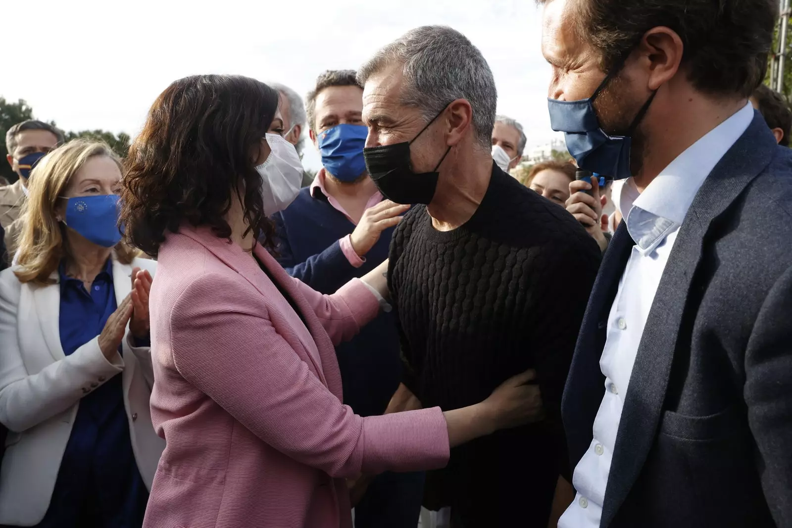 Isabel Díaz Ayuso med Toni Cantó.