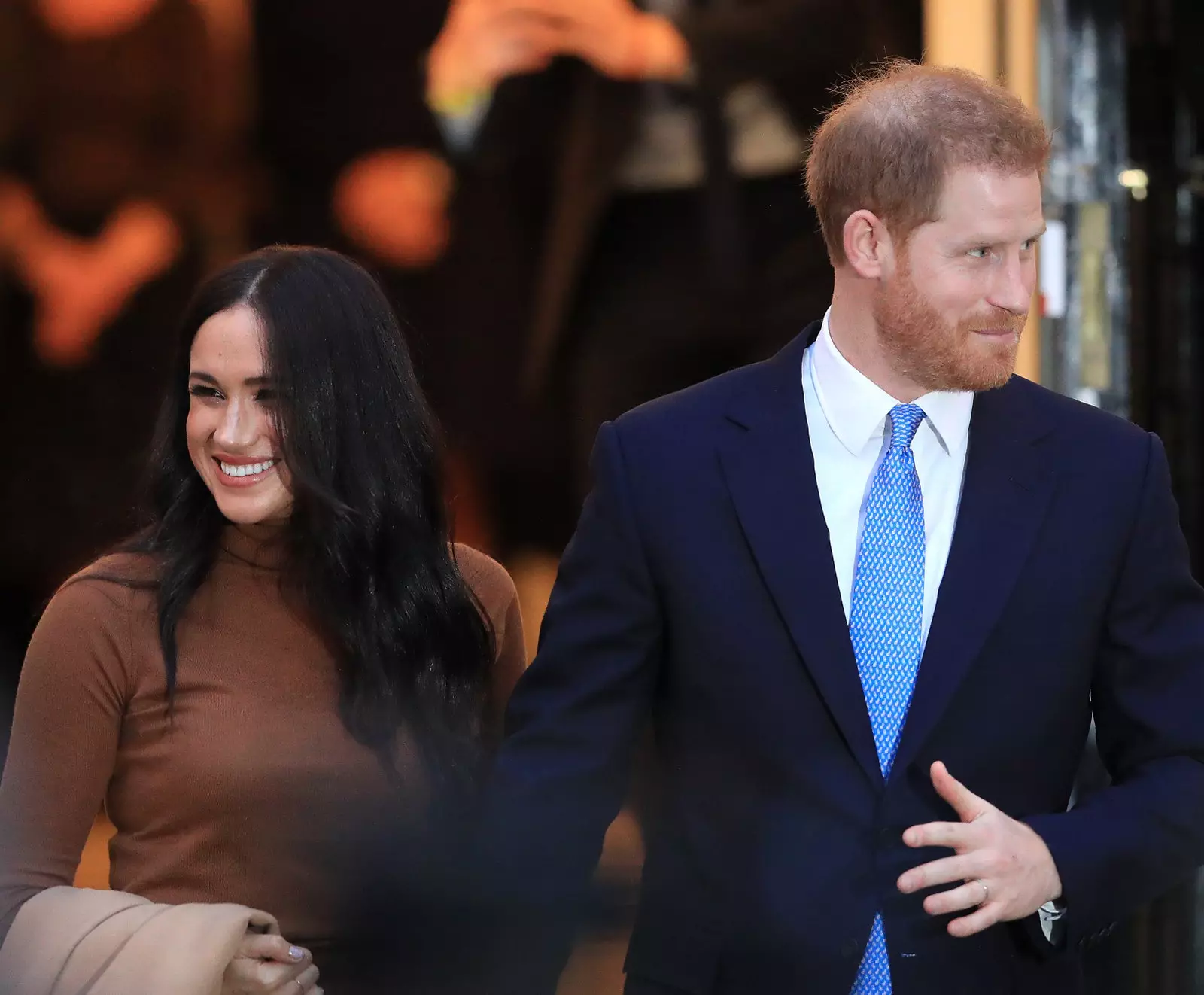 Prints Harry ja Meghan Markle 2020. aasta esimesel ametlikul aktil.