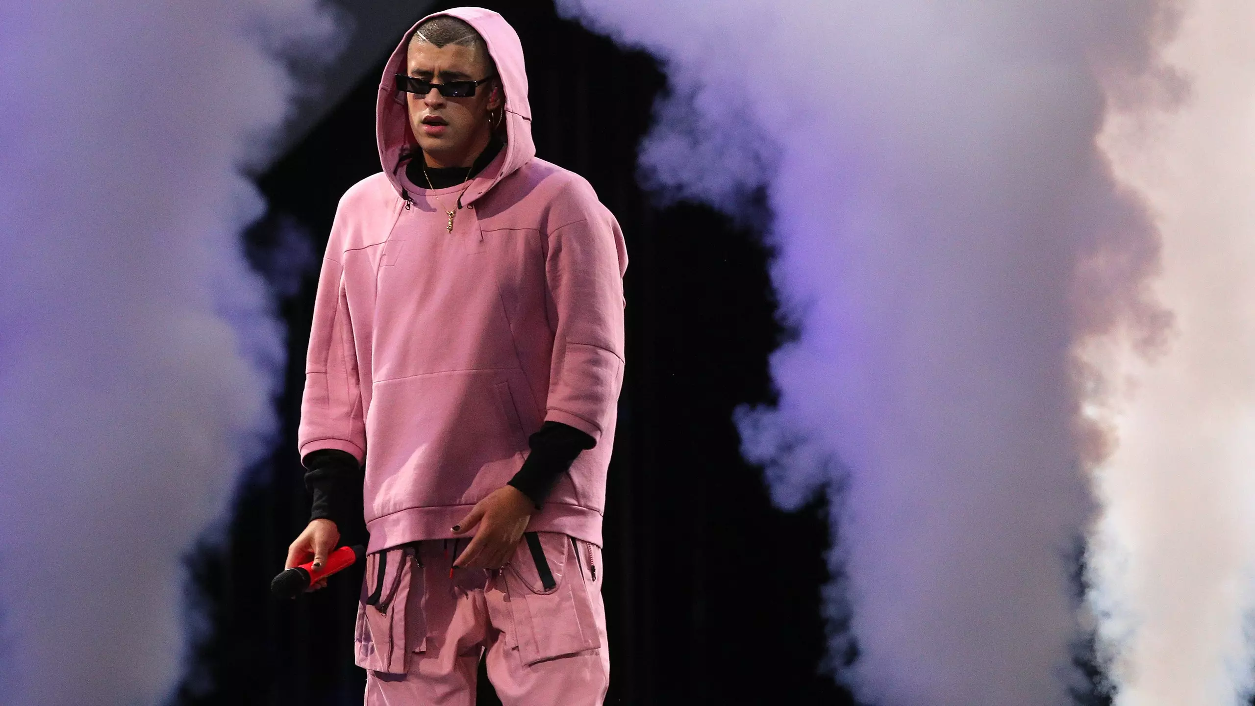 Bad Bunny di 60-emîn Festîvala Strana Navneteweyî ya Viña del Mar de li Viña del Mar Chile di 1-ê Adarê, 2019-an de.