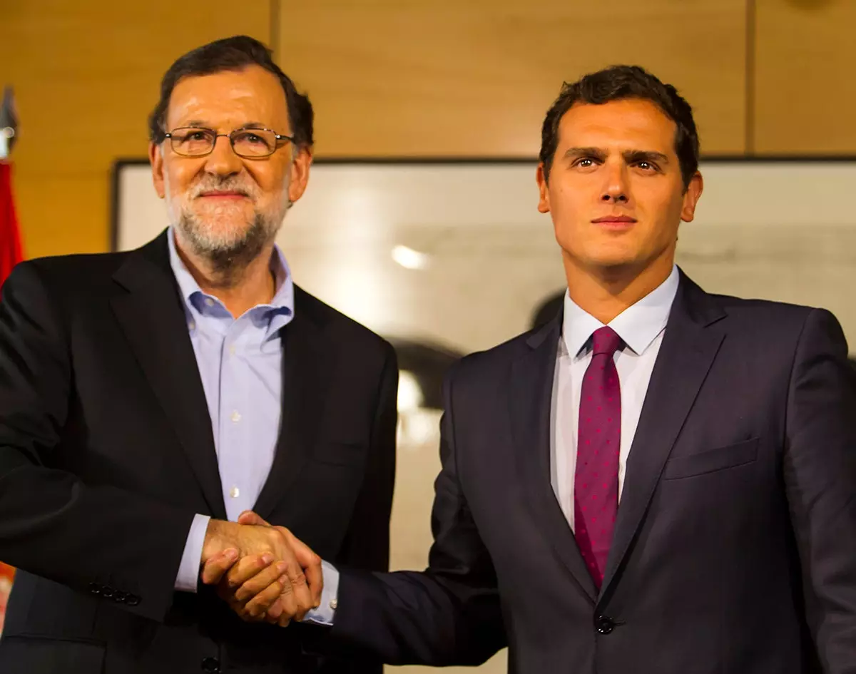 Mariano Rajoy and Albert Rivera