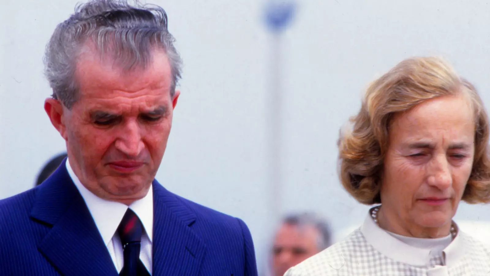 Nicols und Elena Ceausescu bei ihrem Besuch in Spanien 1979.