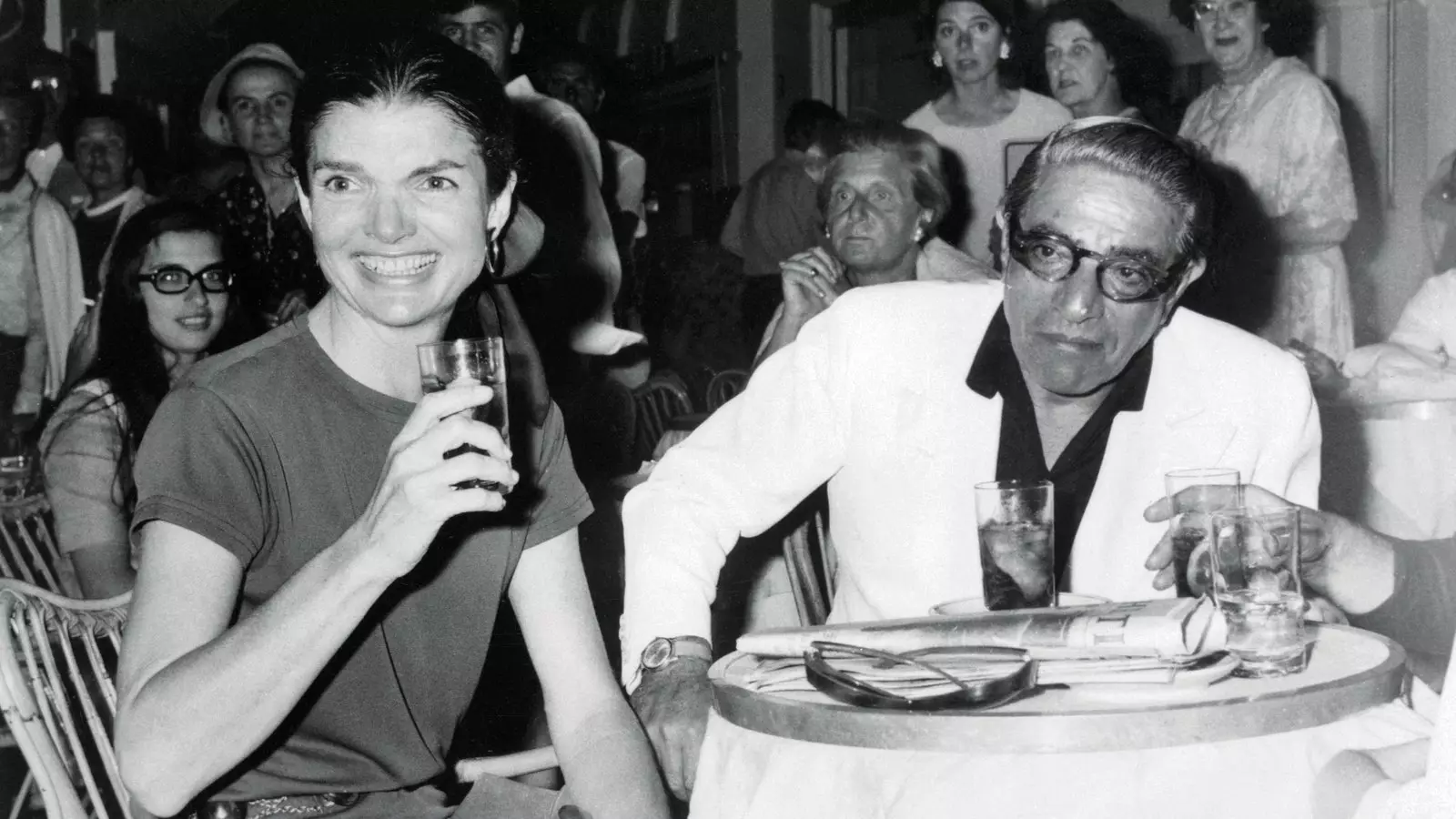 Aristotle dan Jackie Onassis pada tahun 1969.