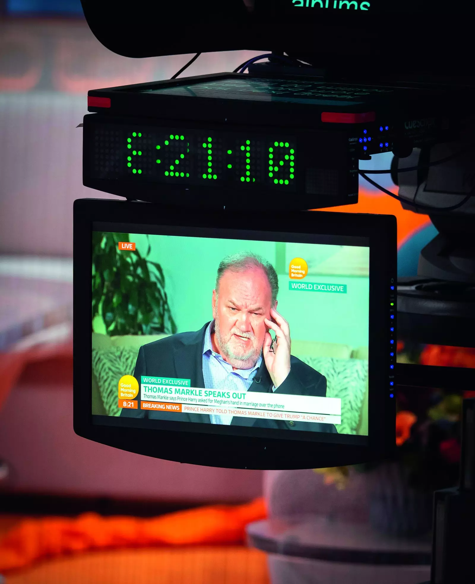 Thomas Wayne Markle in een interview op Good Morning Britain