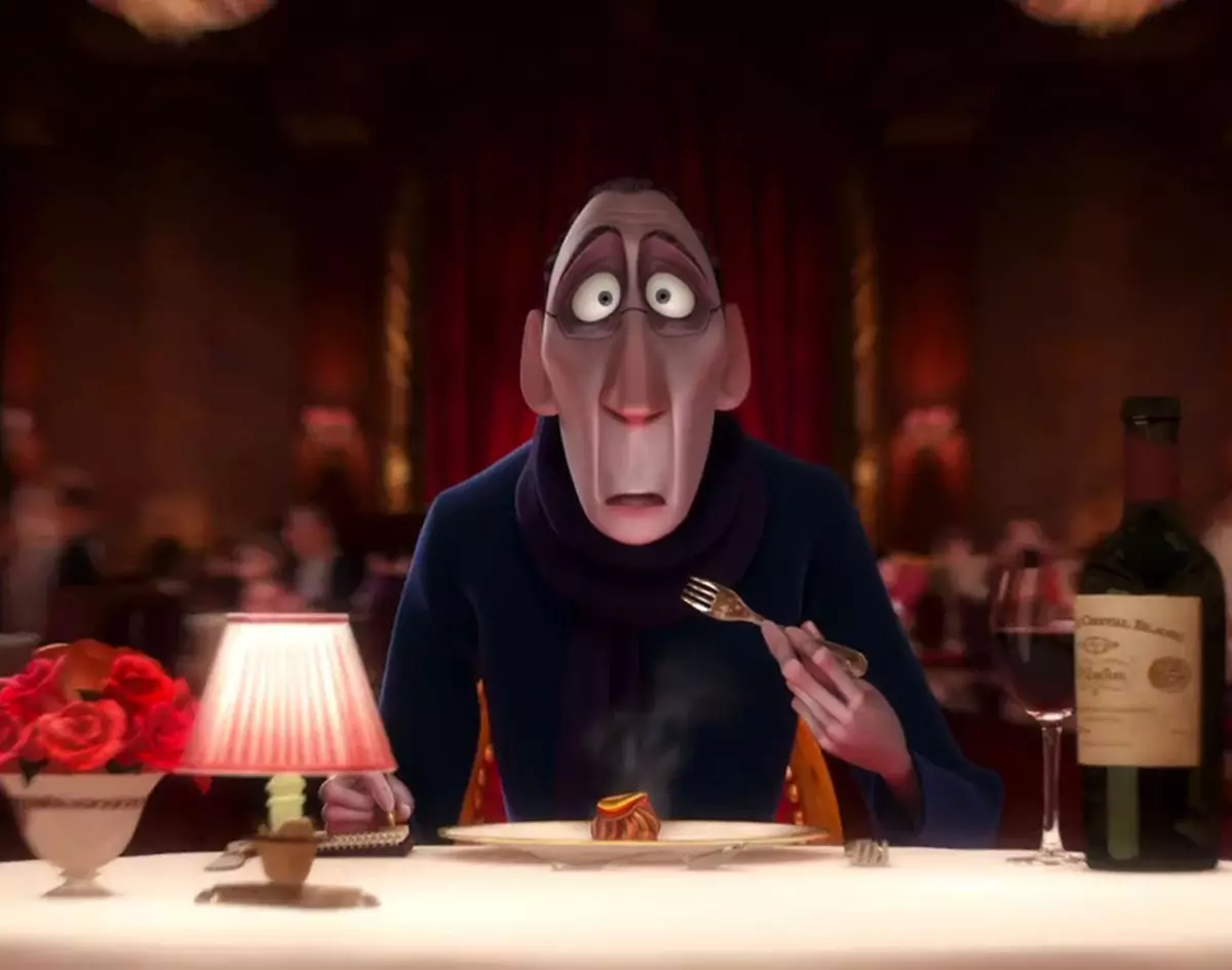 Anton Ego the most famous 'foodie' from 'Rataouille'.