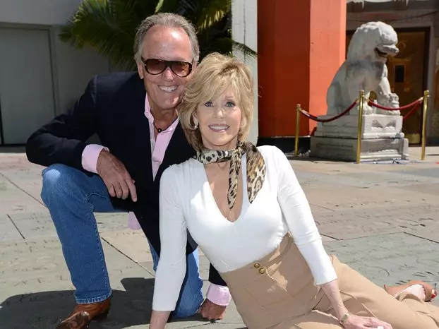 Peter Fonda kun sia fratino Jane en foto de 2013