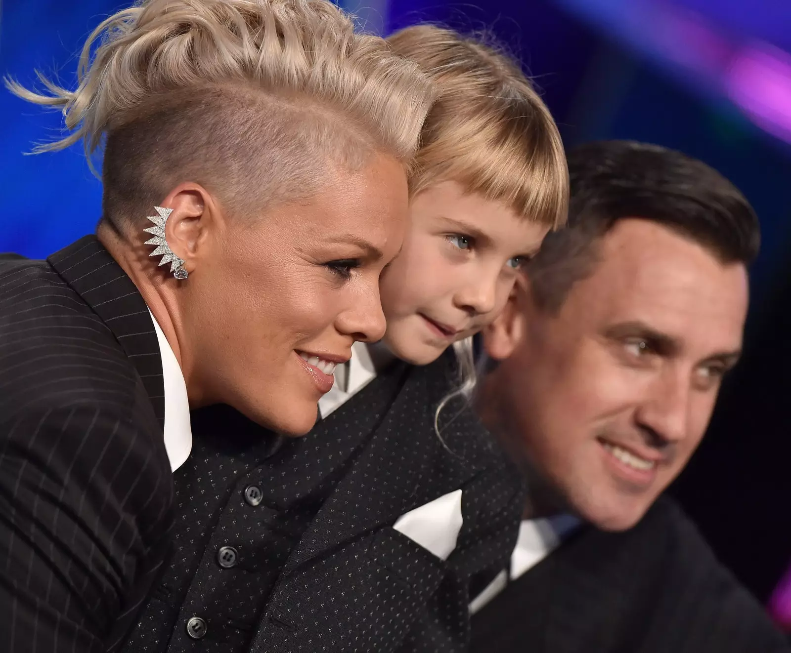 Rosa sua figlia Willow e Carey Hart